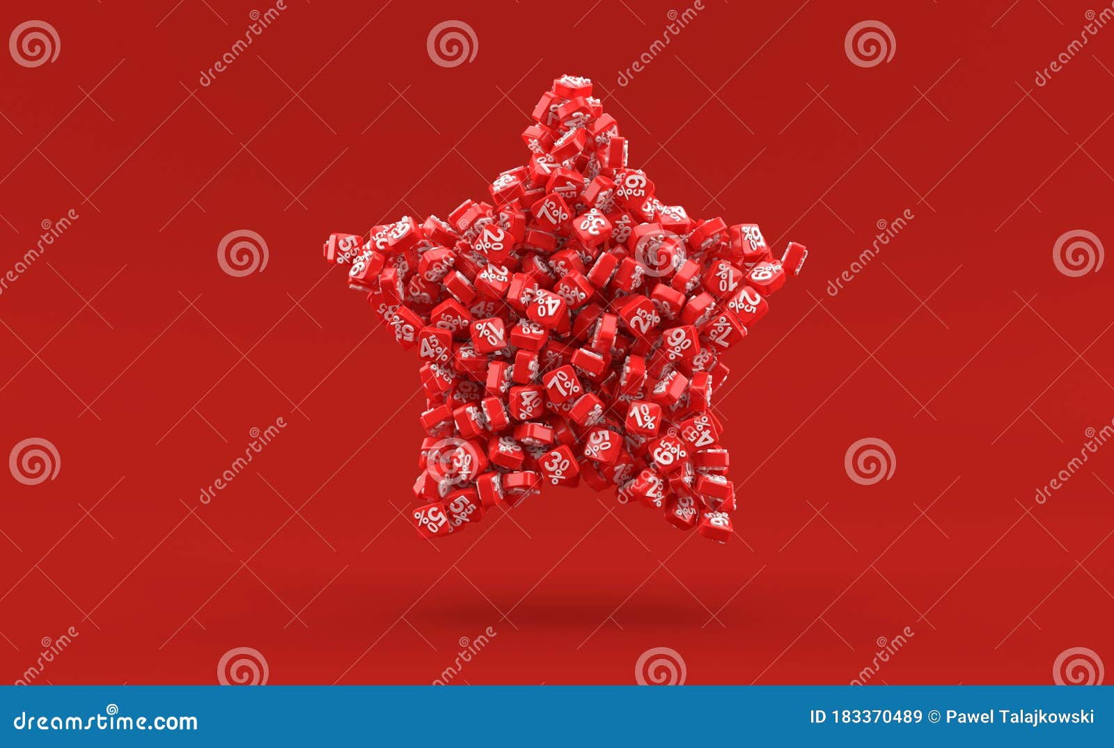 Percent Symbols in Star Shape Stock Illustration - Illustration of ...