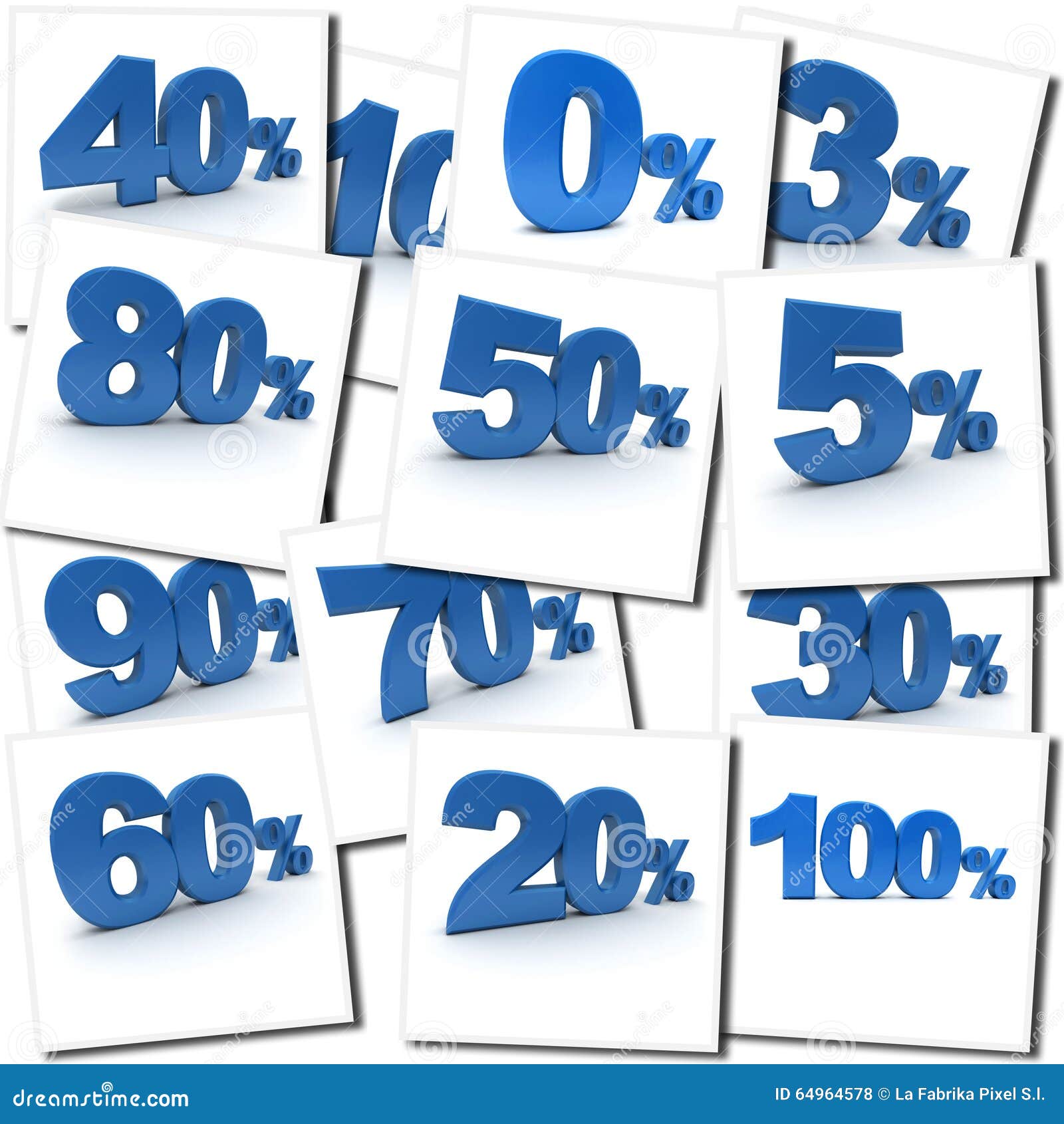 Percentage collage stock illustration. Illustration of white - 64964578