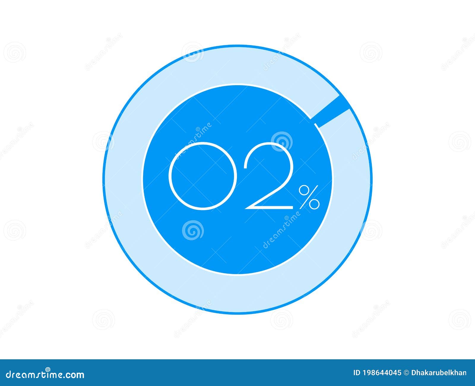 02 Percentage, 02 Percentage Diagrams Infographic Stock Vector ...