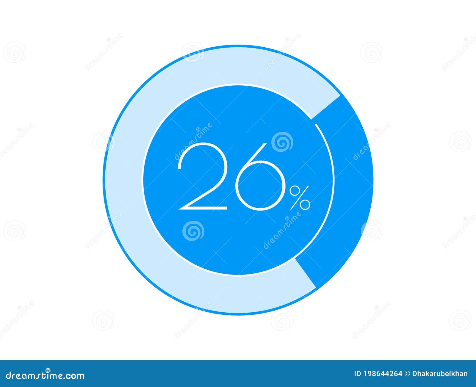 26 Percentage, 26 Percentage Diagrams Infographic Stock Vector ...
