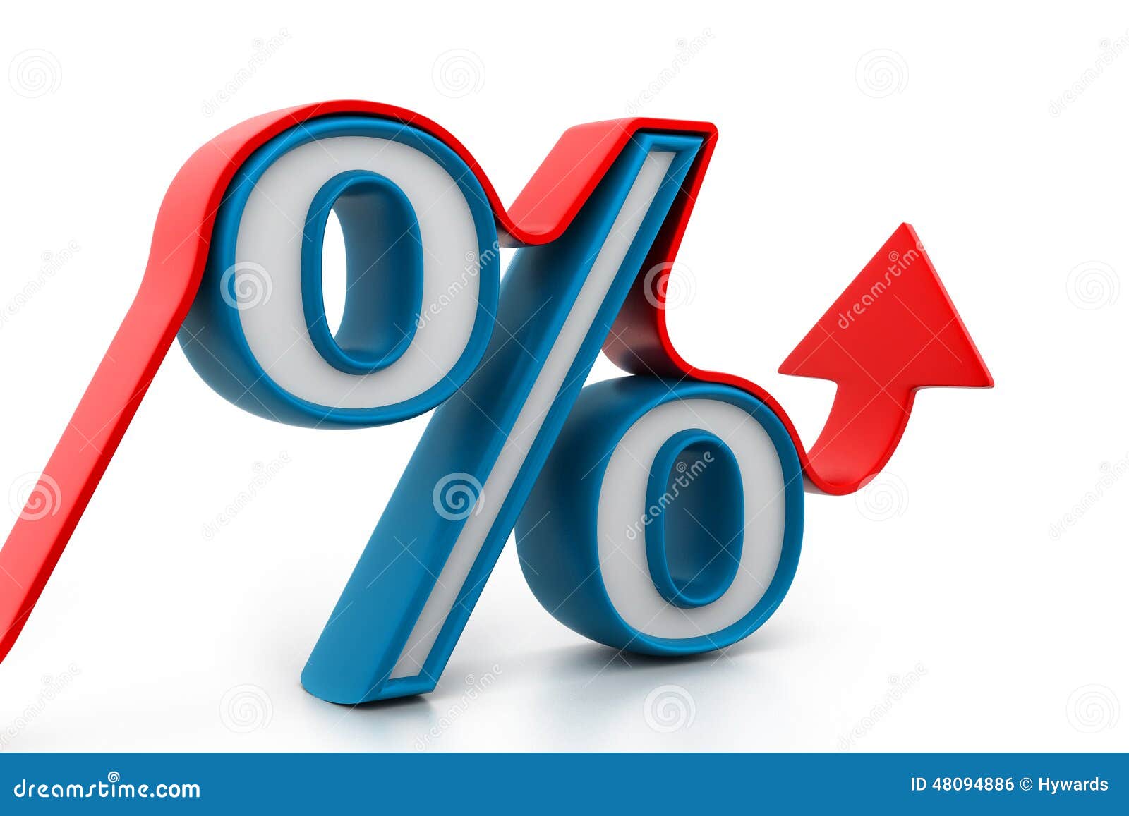 Percentage growth stock illustration. Illustration of profit - 48094886