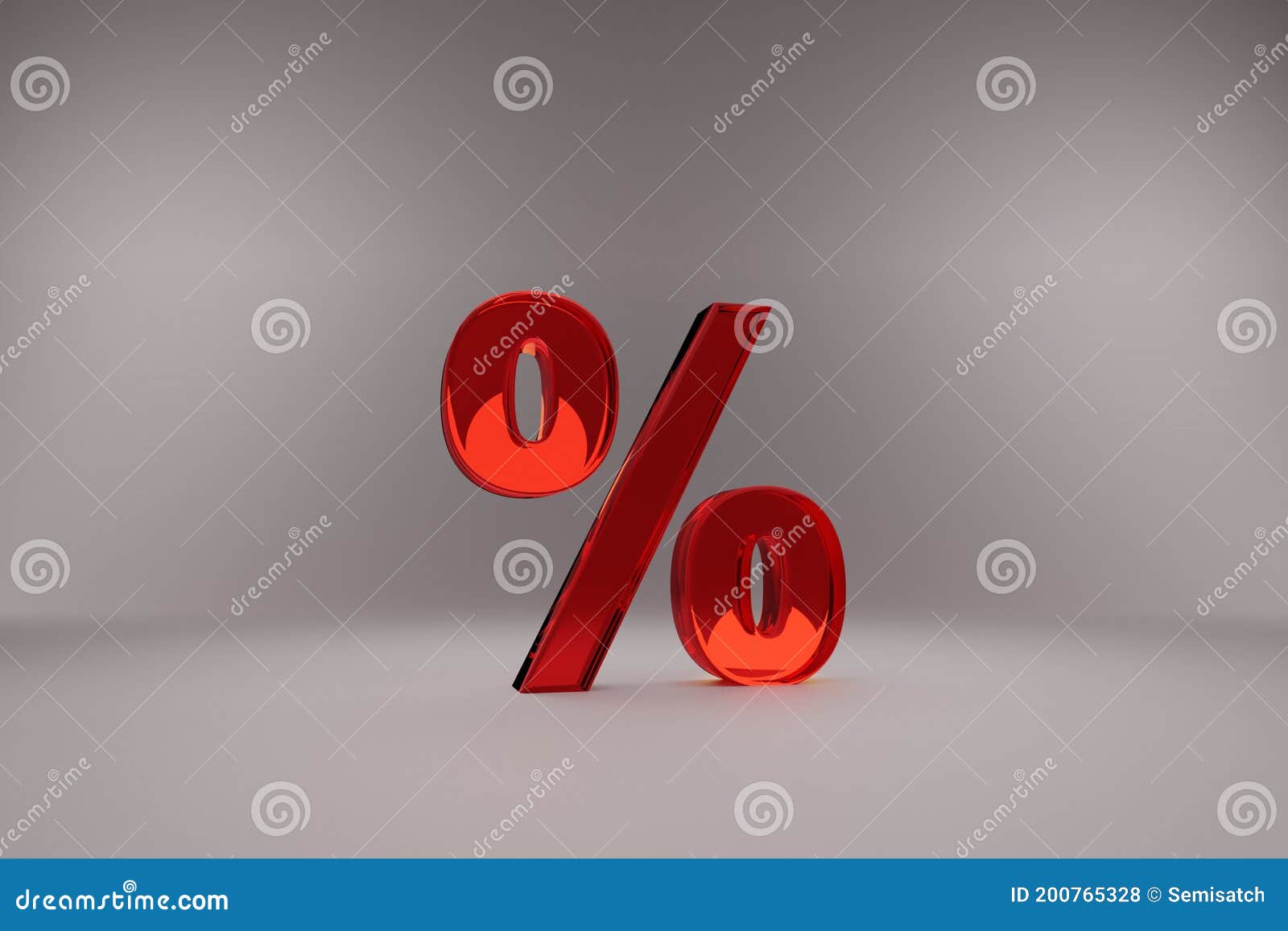 Percentage Icon in 3D Studio Background, 3d Illustration Stock ...
