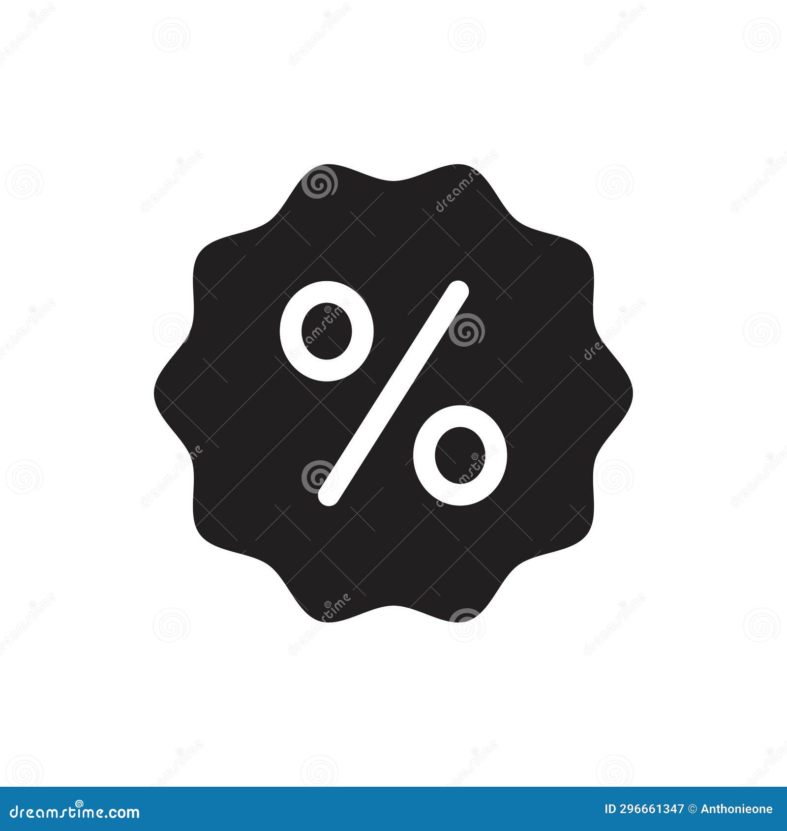Percentage Icon in Flat Style Isolated Vector Illustration Stock ...