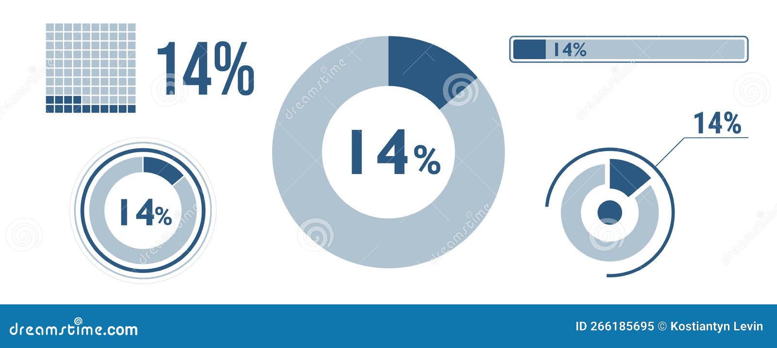 14 Percentage Infographic Set. Fourteen Circle Diagram, Pie Donut Chart ... 14 Percentage Infographic Set. Fourteen Circle Diagram, Pie Donut Chart ...