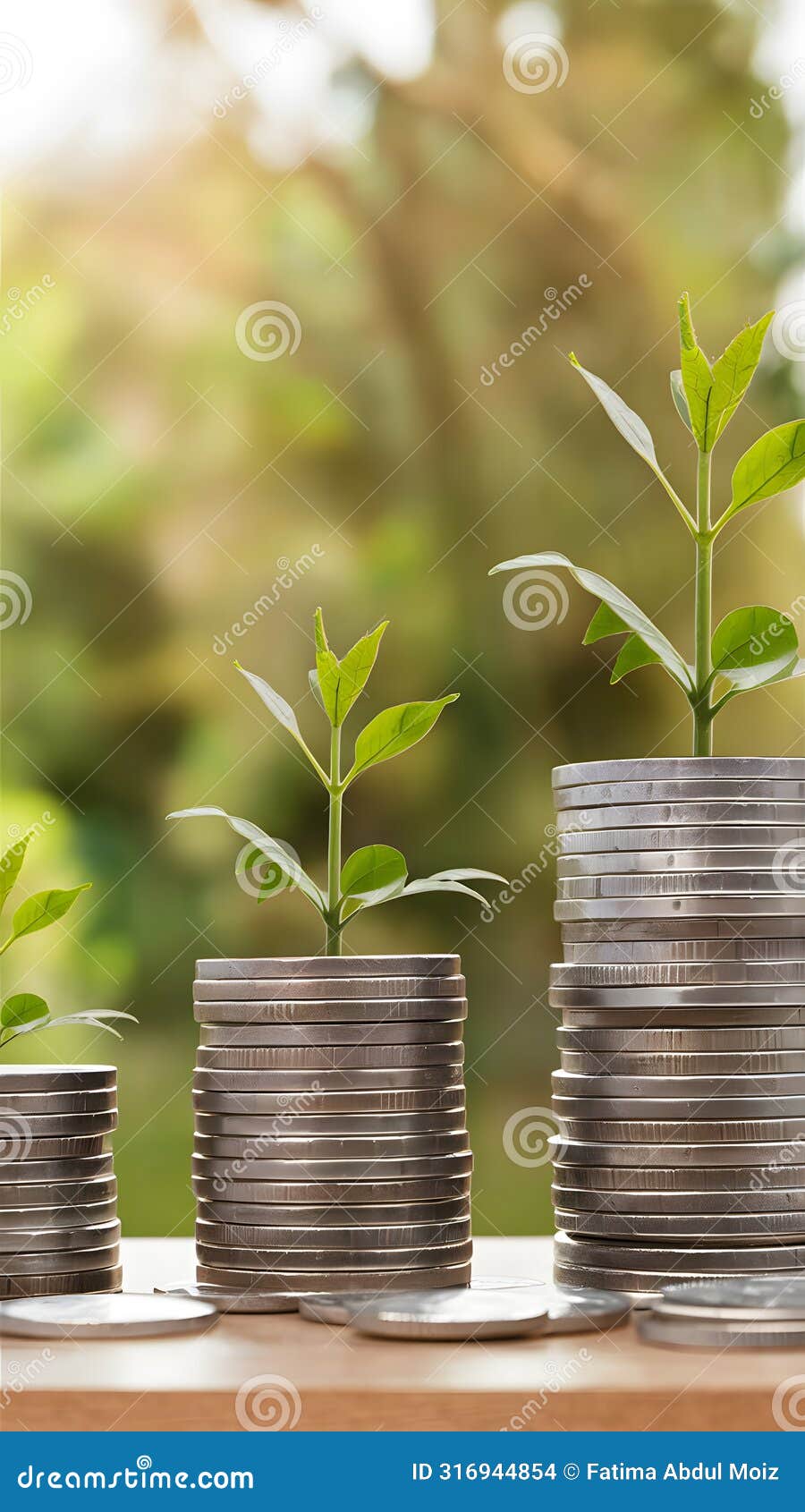 Percentage Model with Coins Stack, Banking System Concept Stock ...