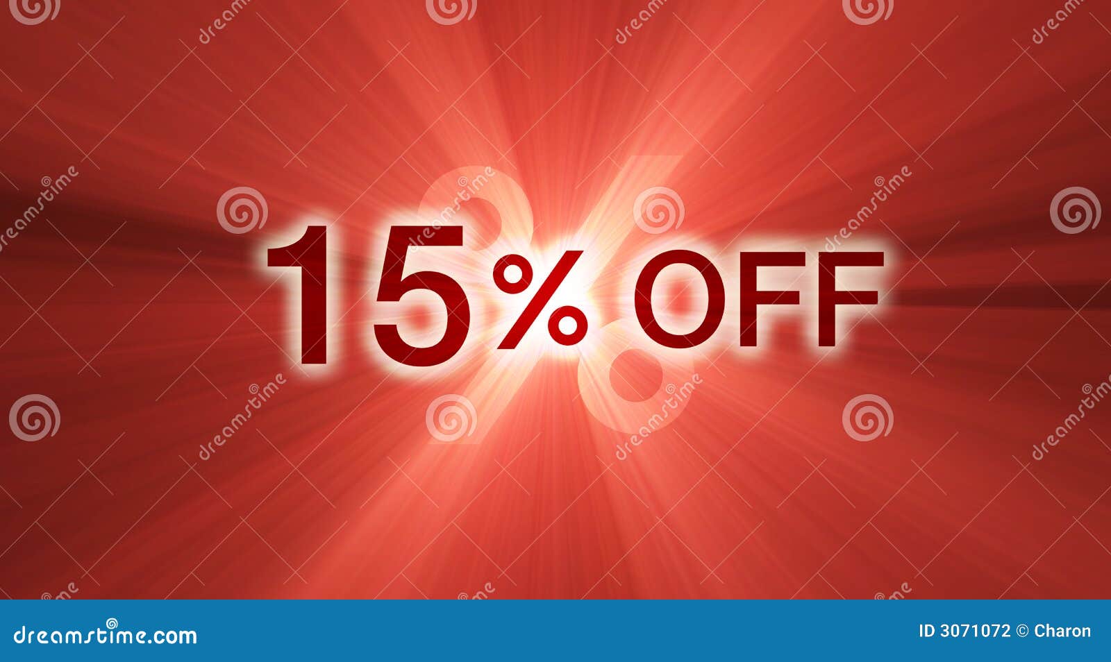 Percentage Off Discount Red Banner Stock Illustration - Illustration of ...