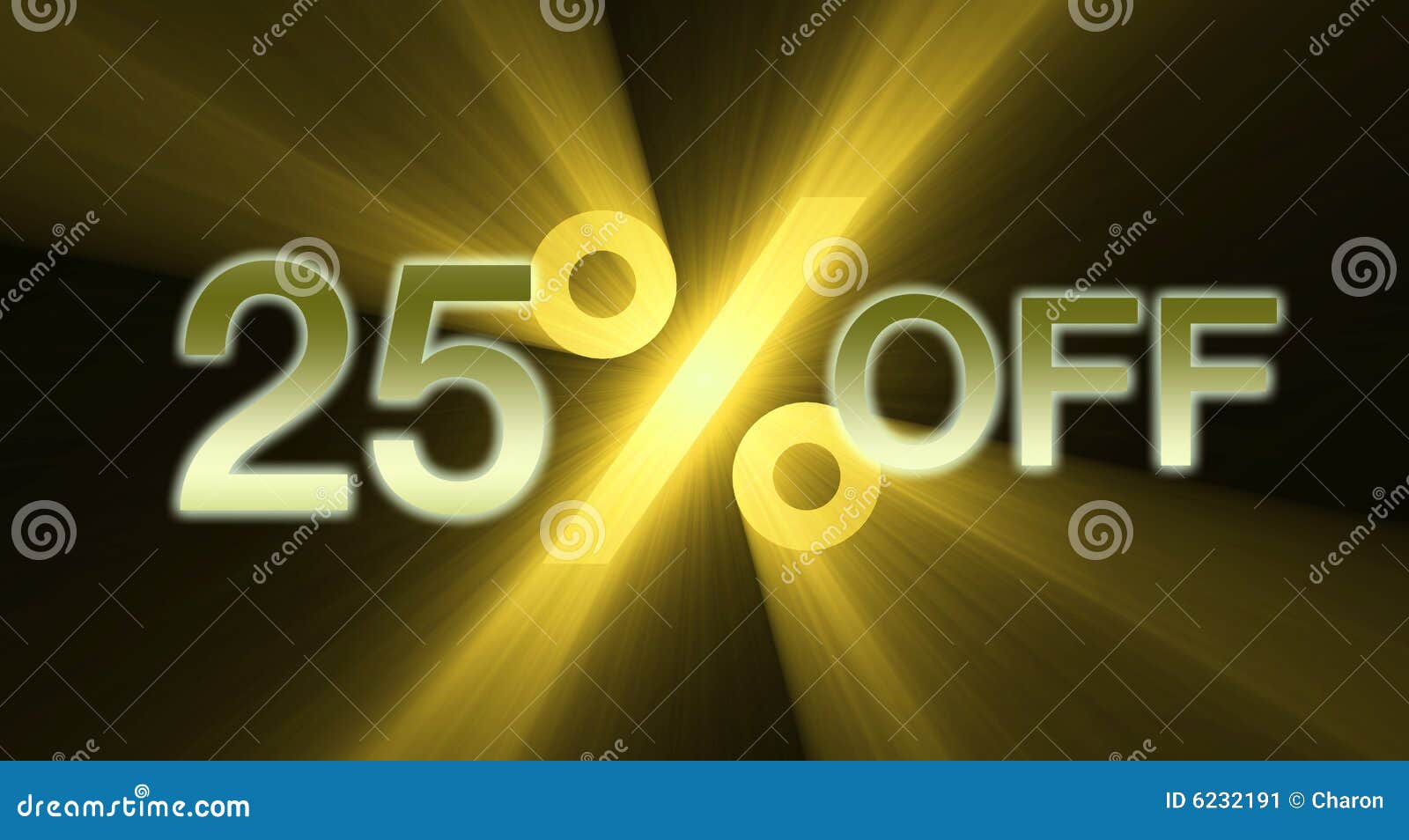 25 Percentage Off Discount Sale Banner Stock Illustration ...