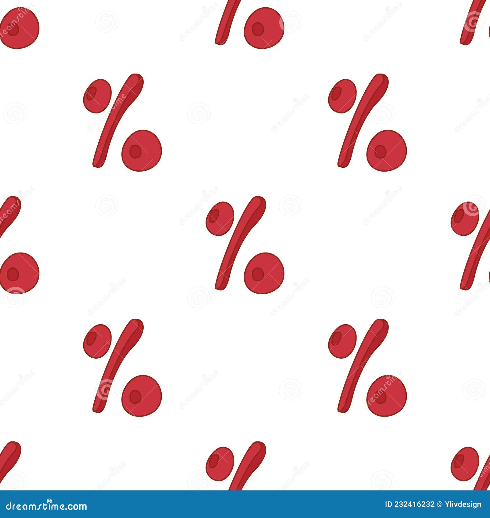 Percentage Pattern Seamless Vector Stock Vector - Illustration of ...