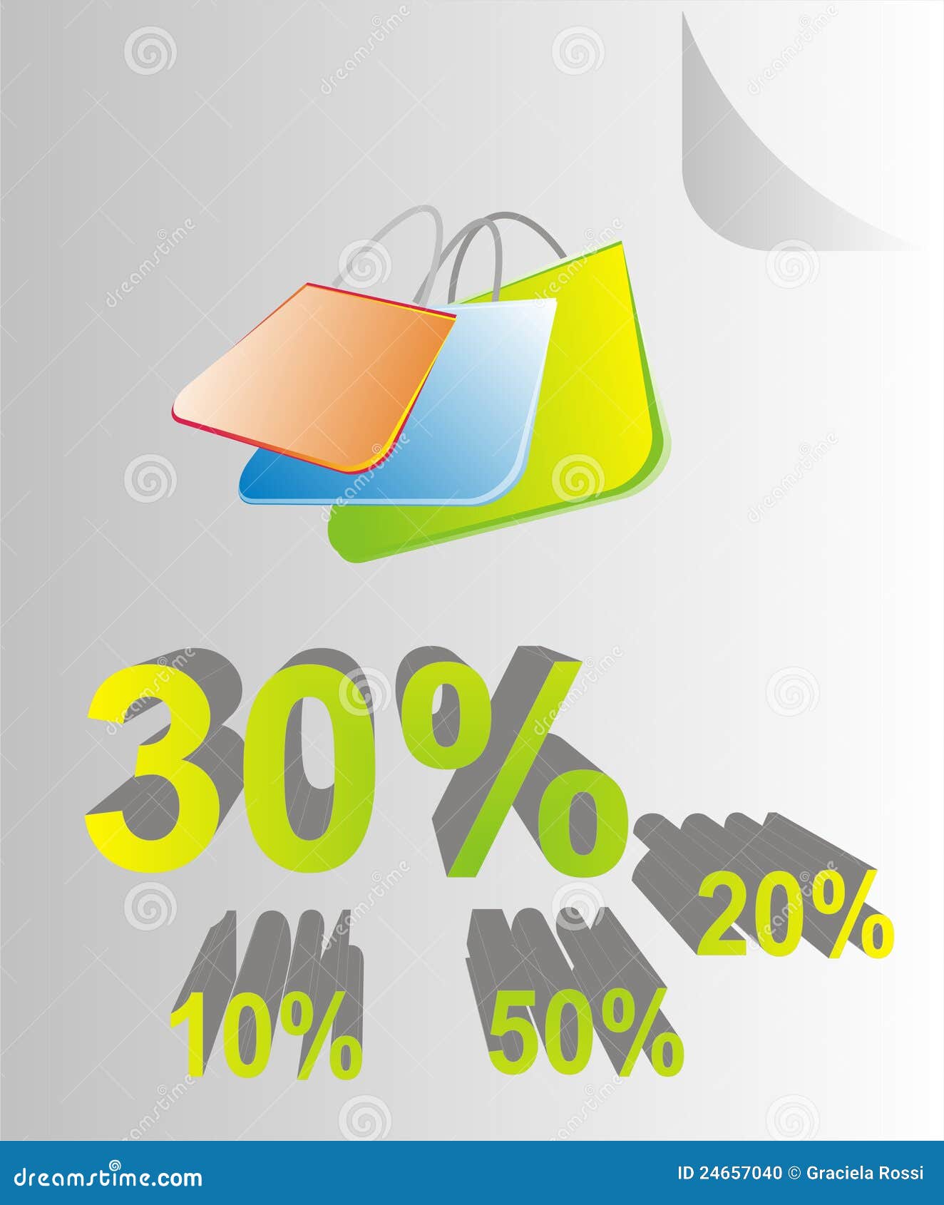 Percentage posters stock illustration. Illustration of memo - 24657040