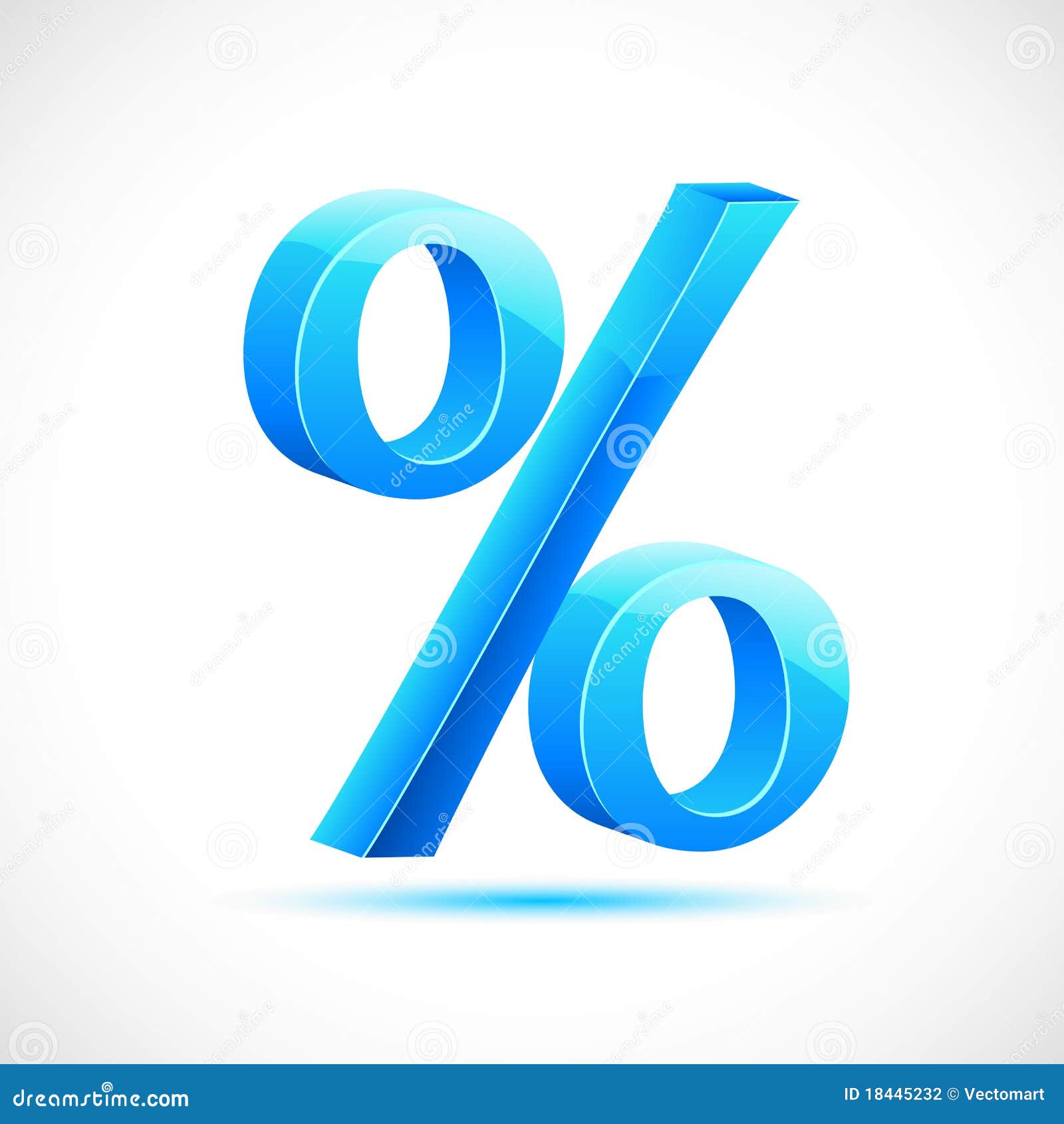 Percentage Sign stock vector. Illustration of discount - 18445232