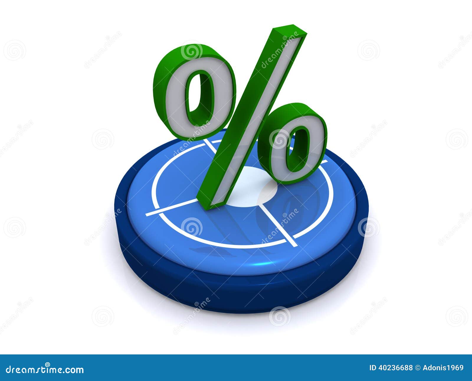 Percentage sign stock illustration. Illustration of symbol - 40236688