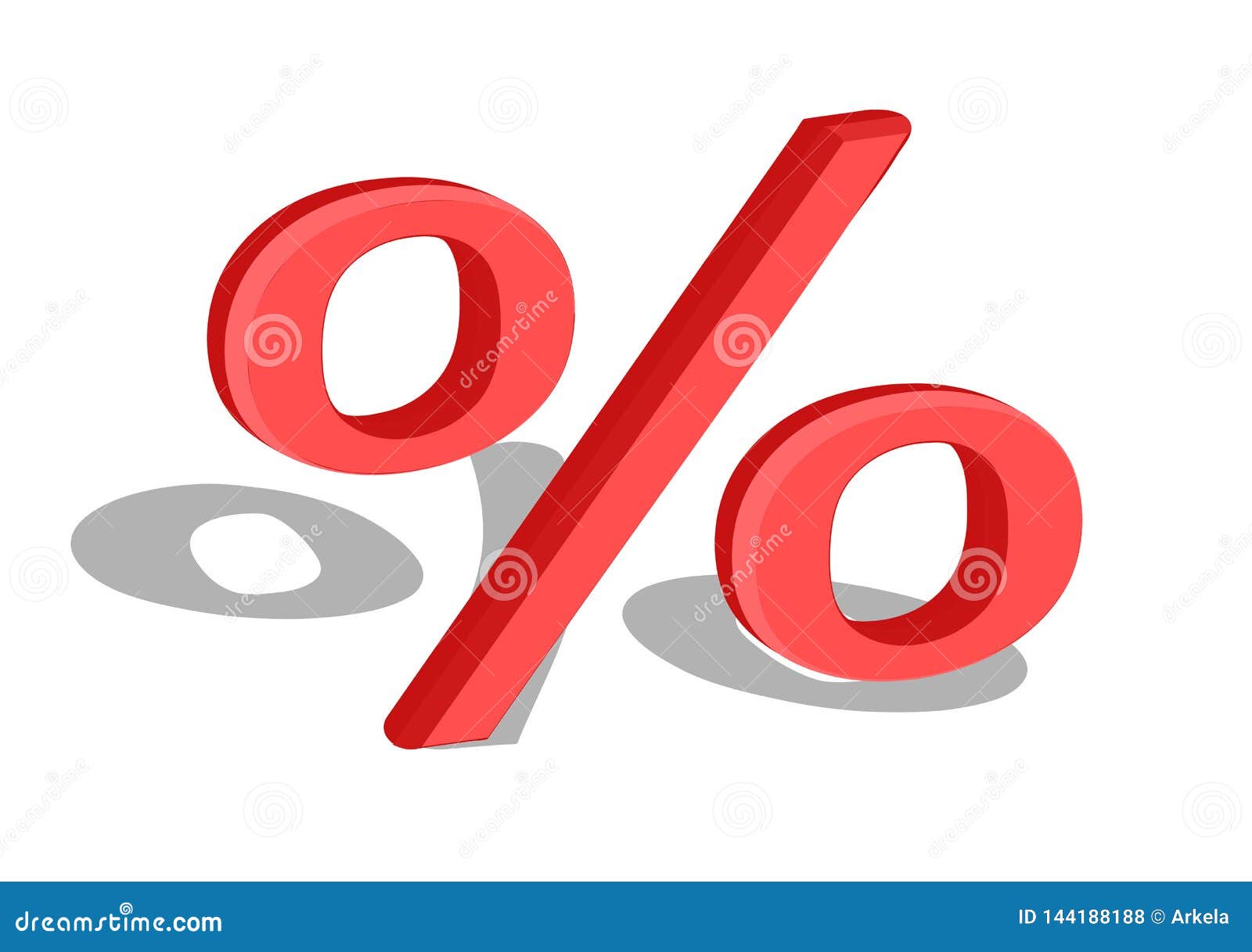 Percentage sign stock vector. Illustration of percent - 144188188