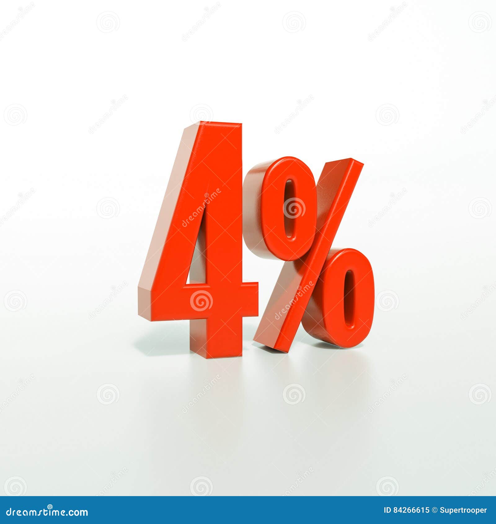 Percentage sign, 4 percent stock image. Image of cent - 84266615
