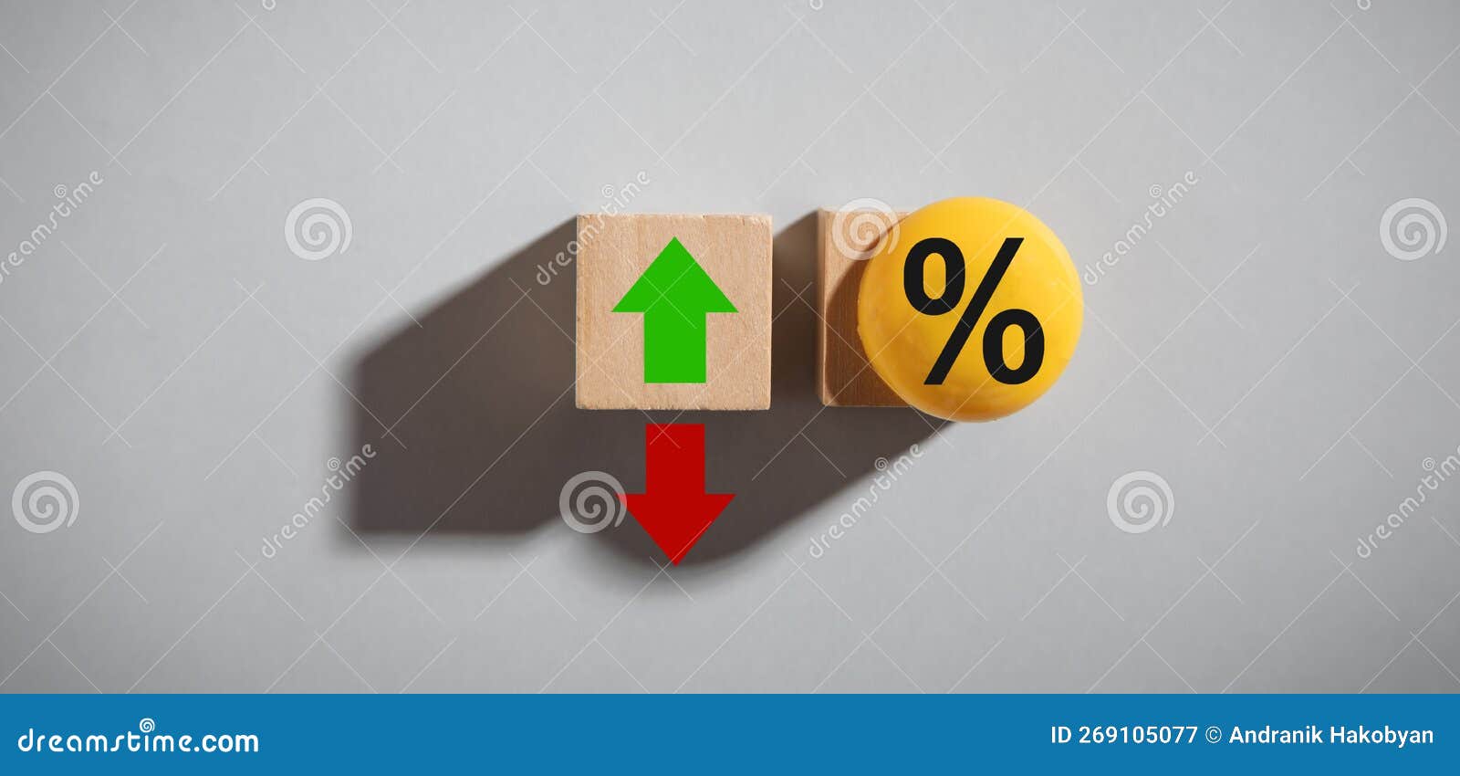 Percentage Symbol with Up and Down Arrows. Interest Rates Stock Image ...