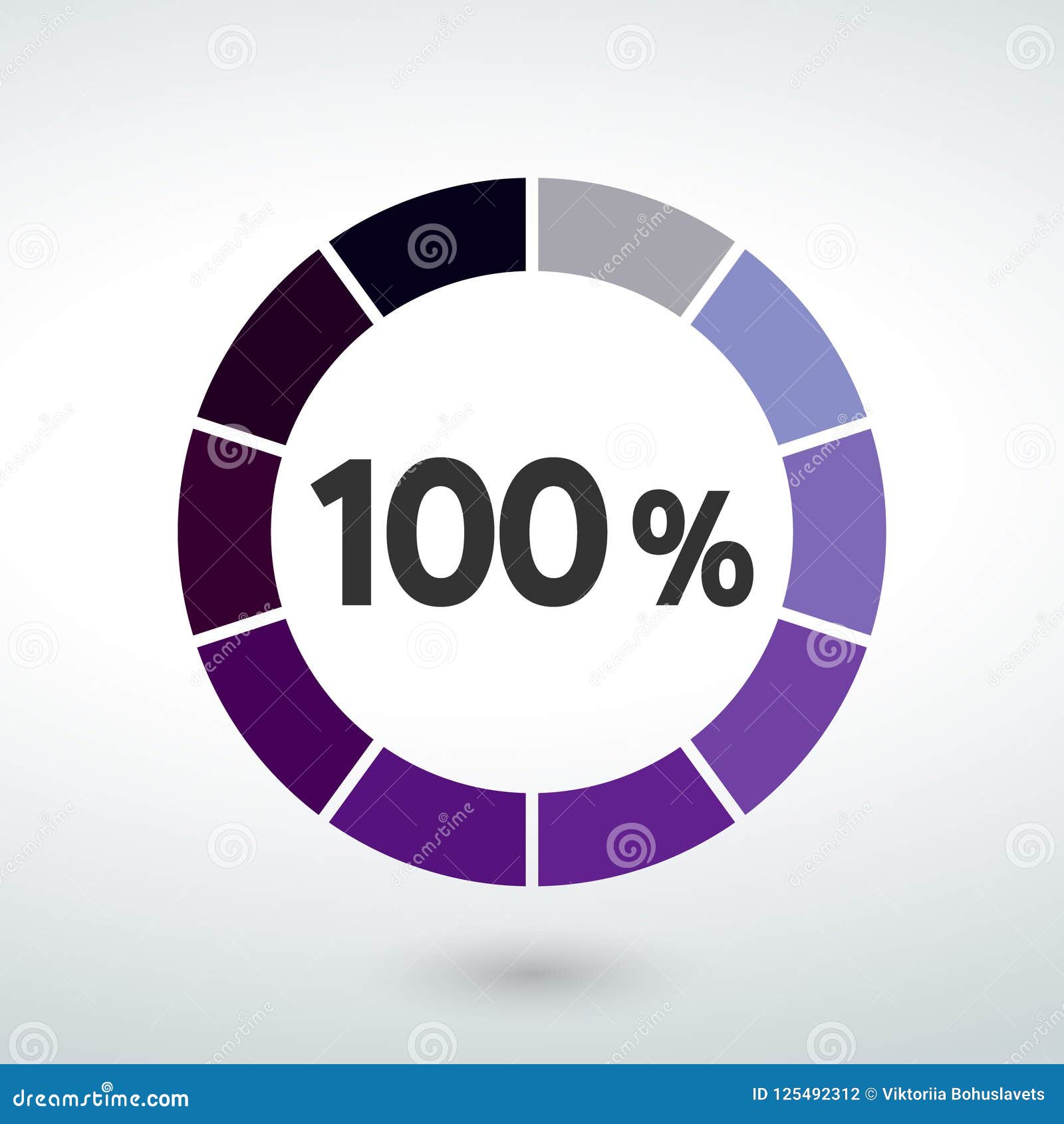 Percentage Vector Illustration on a White Background Stock Illustration ...