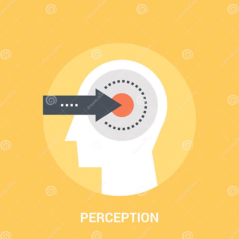 Perception icon concept stock vector. Illustration of person - 85582139