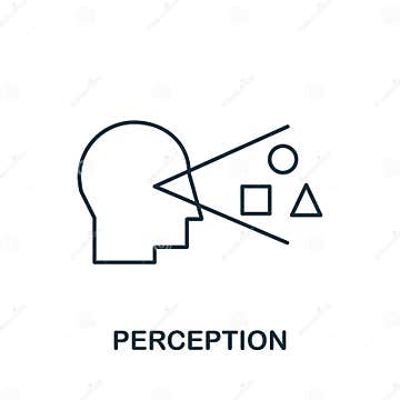 Perception Icon. Simple Line Element Perception Symbol for Templates ...