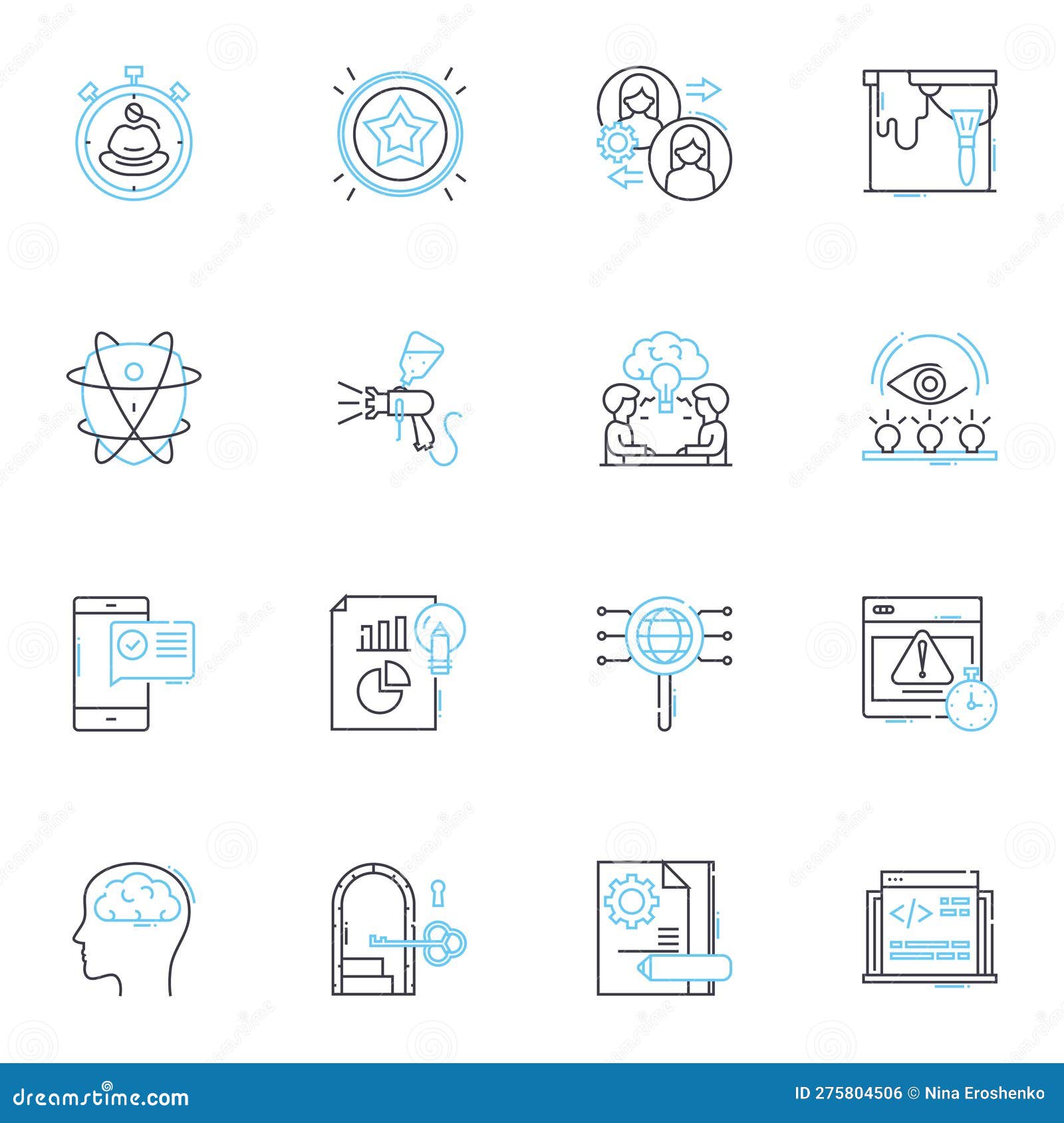 Perception and Intuition Linear Icons Set. Insight, Sensing, Sixth ... Perception and Intuition Linear Icons Set. Insight, Sensing, Sixth ...