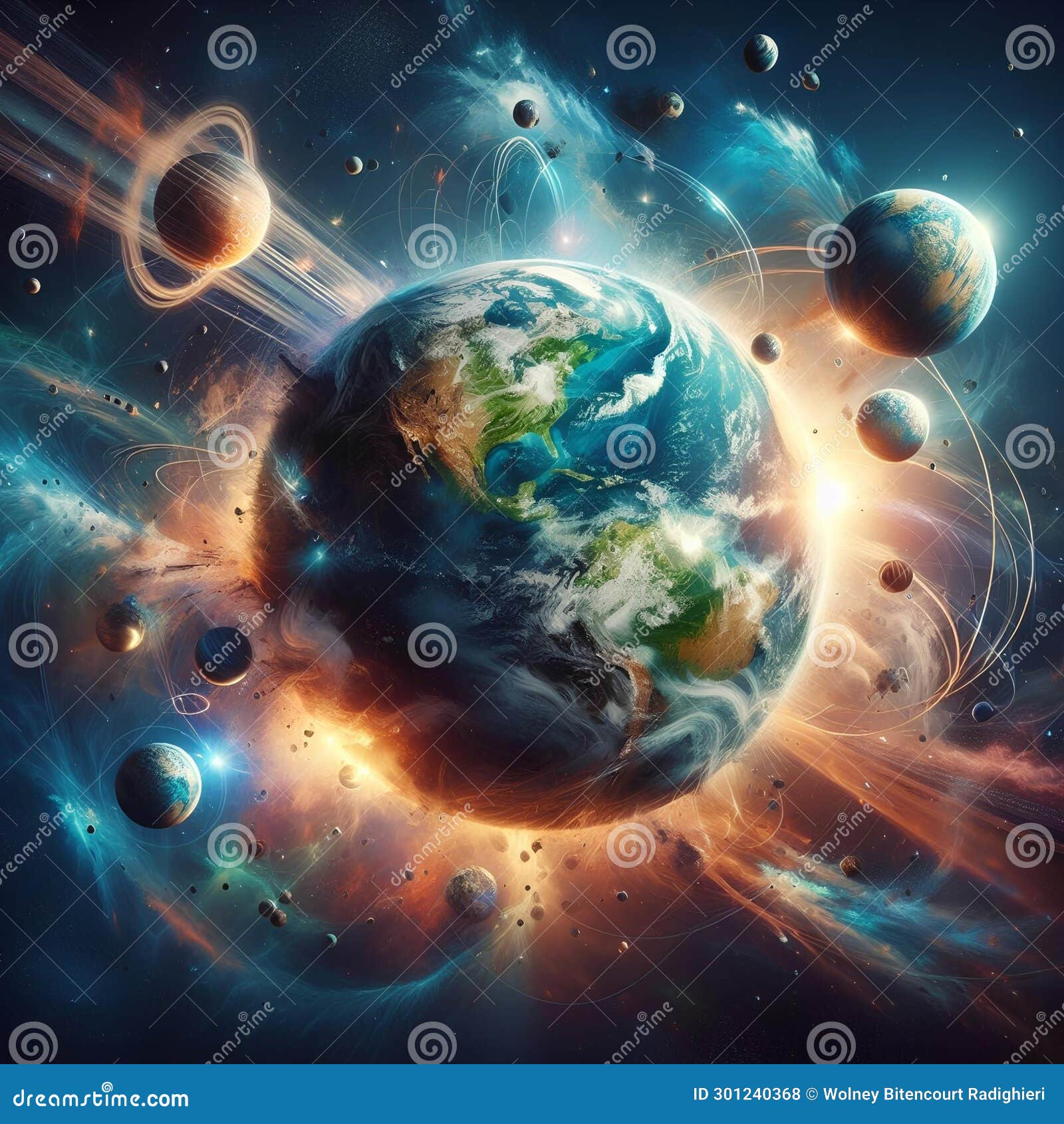 Perception of Travel through the Cosmos in the Future Stock ...