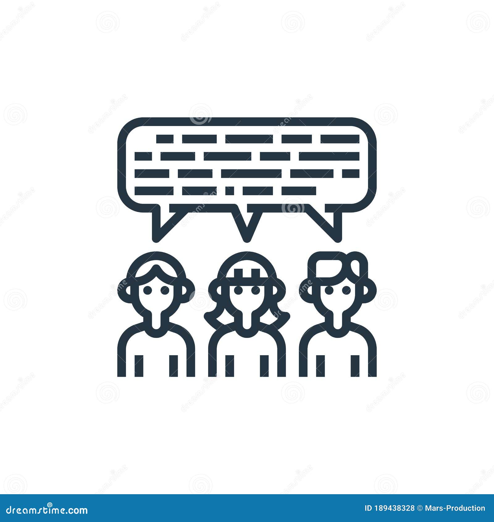 Perception Vector Icon Isolated on White Background. Outline, Thin Line ...