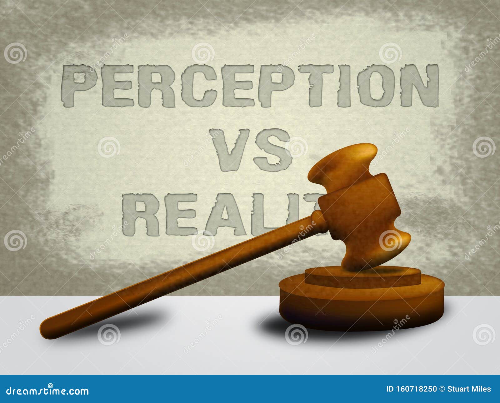 Perception Vs Reality Words Compares Thought or Imagination with ...
