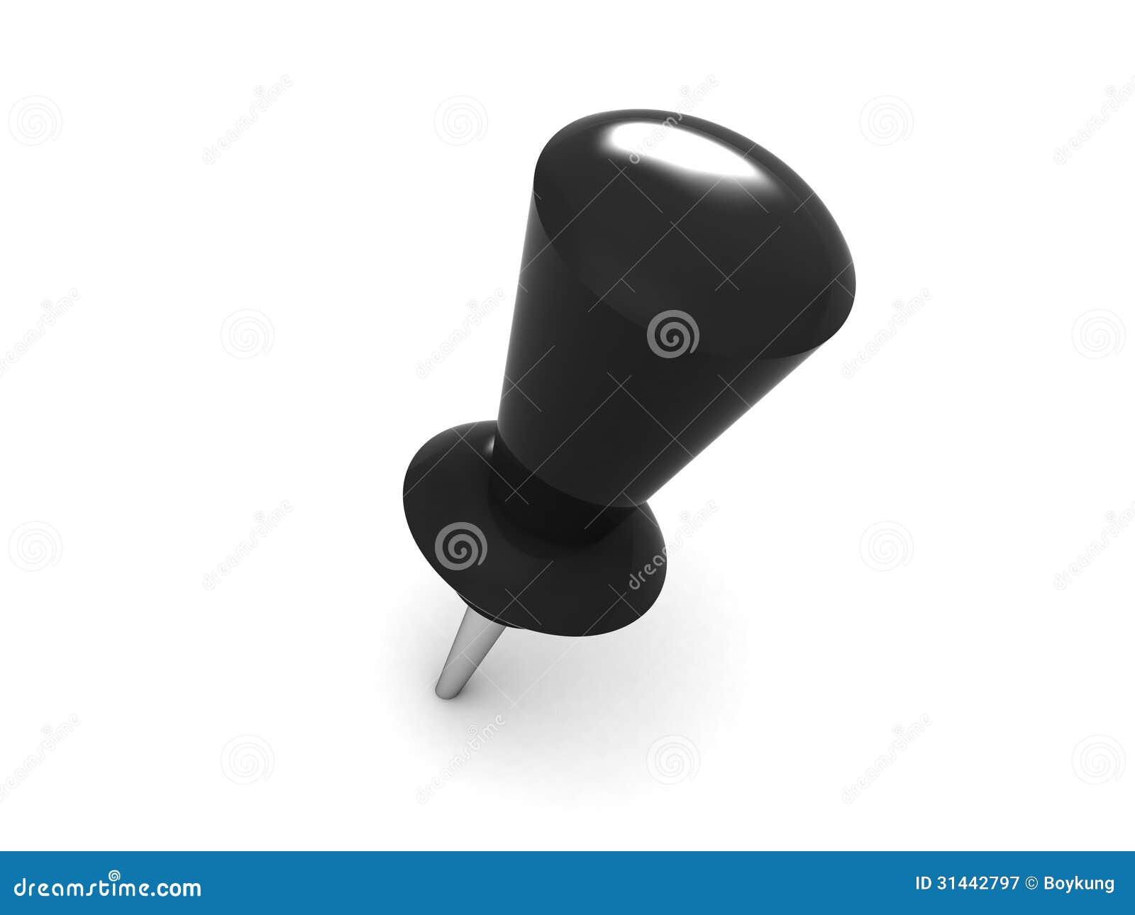 Percevejo no fundo branco ilustração stock. Ilustração de anexo - 31442797