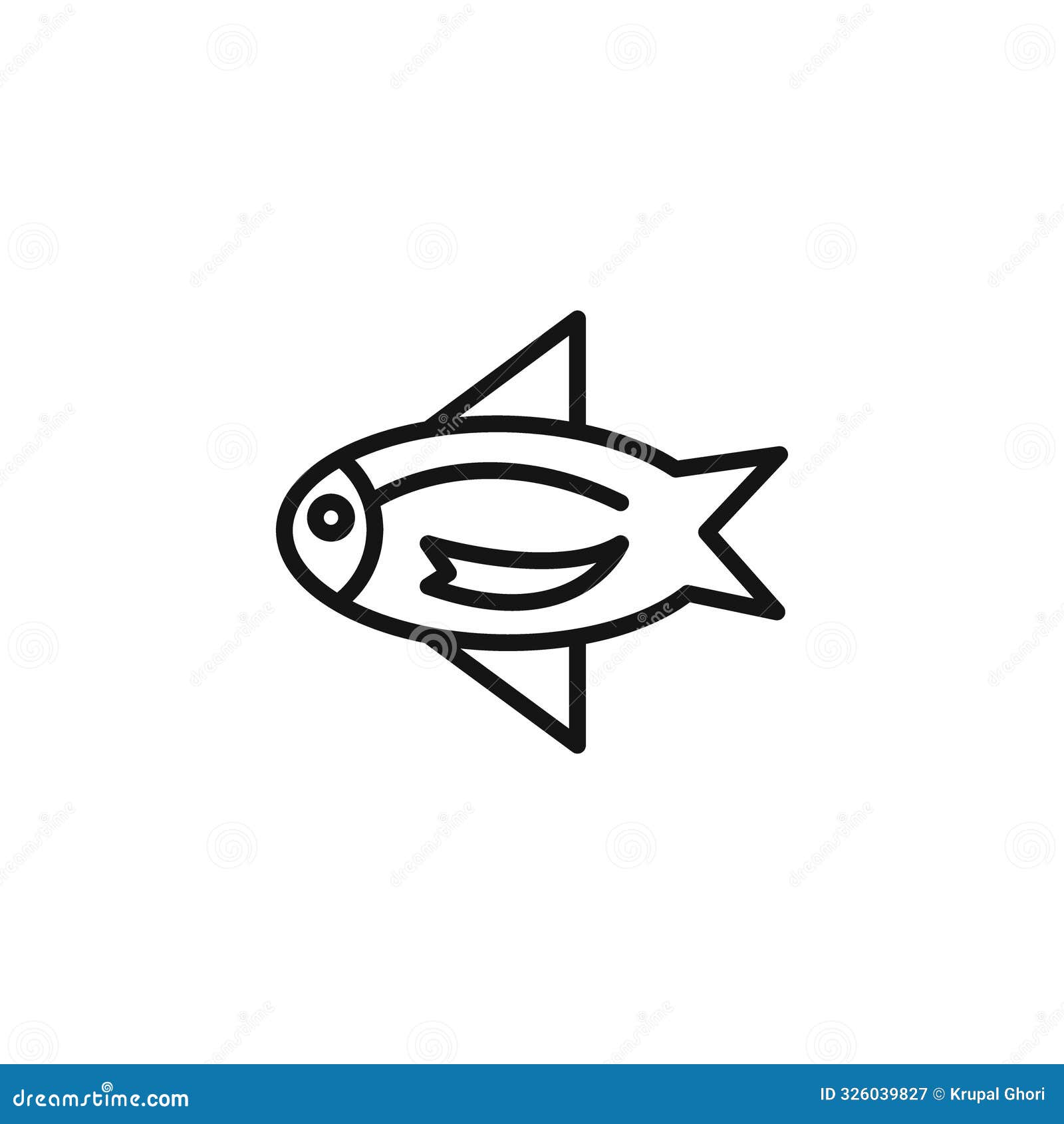Perch Linear Icon. Modern Outline Perch Logo Concept On White Ba Vector ...