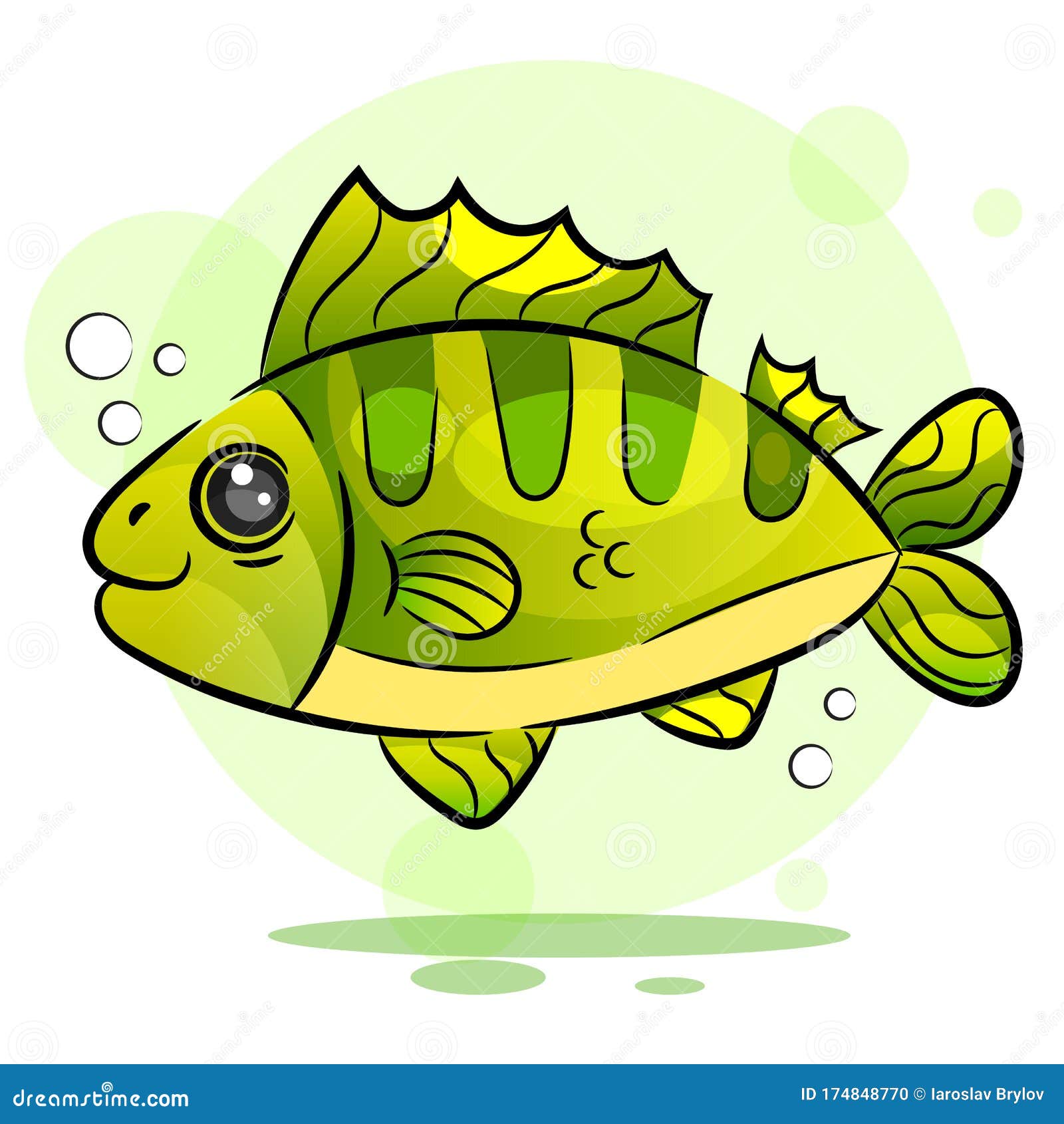 Perch Vector on White Background . Vector Logo Stock Vector ...