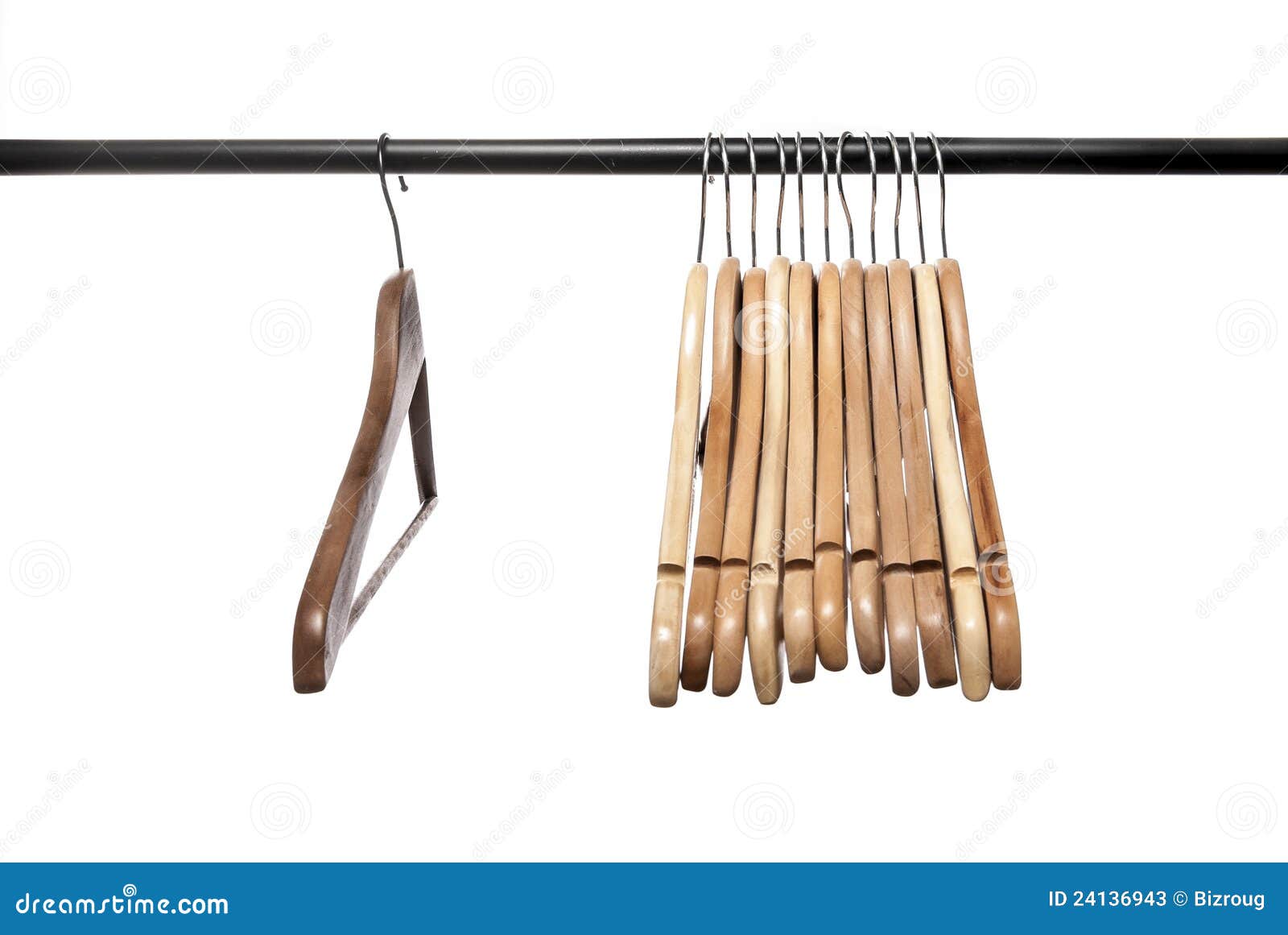 Percha imagen de archivo. Imagen de primer, colgante - 24136943
