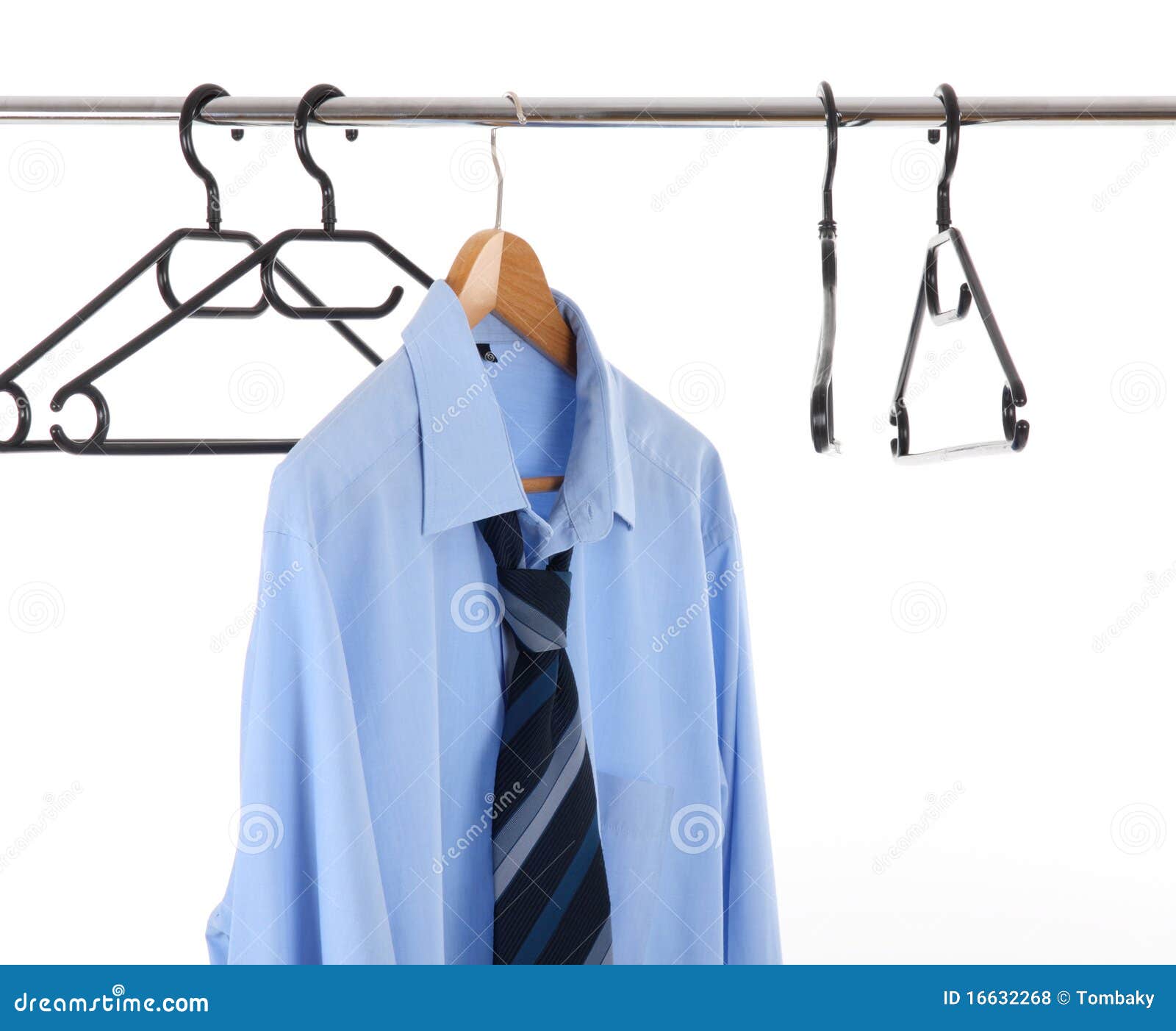 Percha de ropa foto de archivo. Imagen de azul, estilo - 16632268