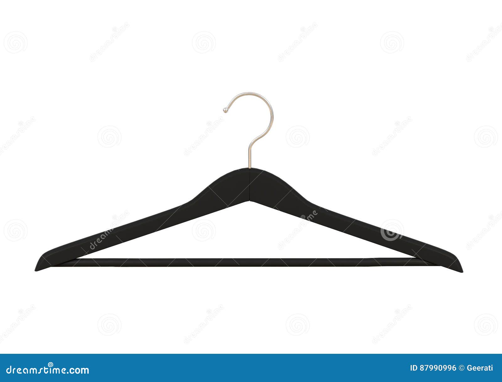 Percha De Ropa Aislada En El Fondo Blanco Foto de archivo - Imagen de ...