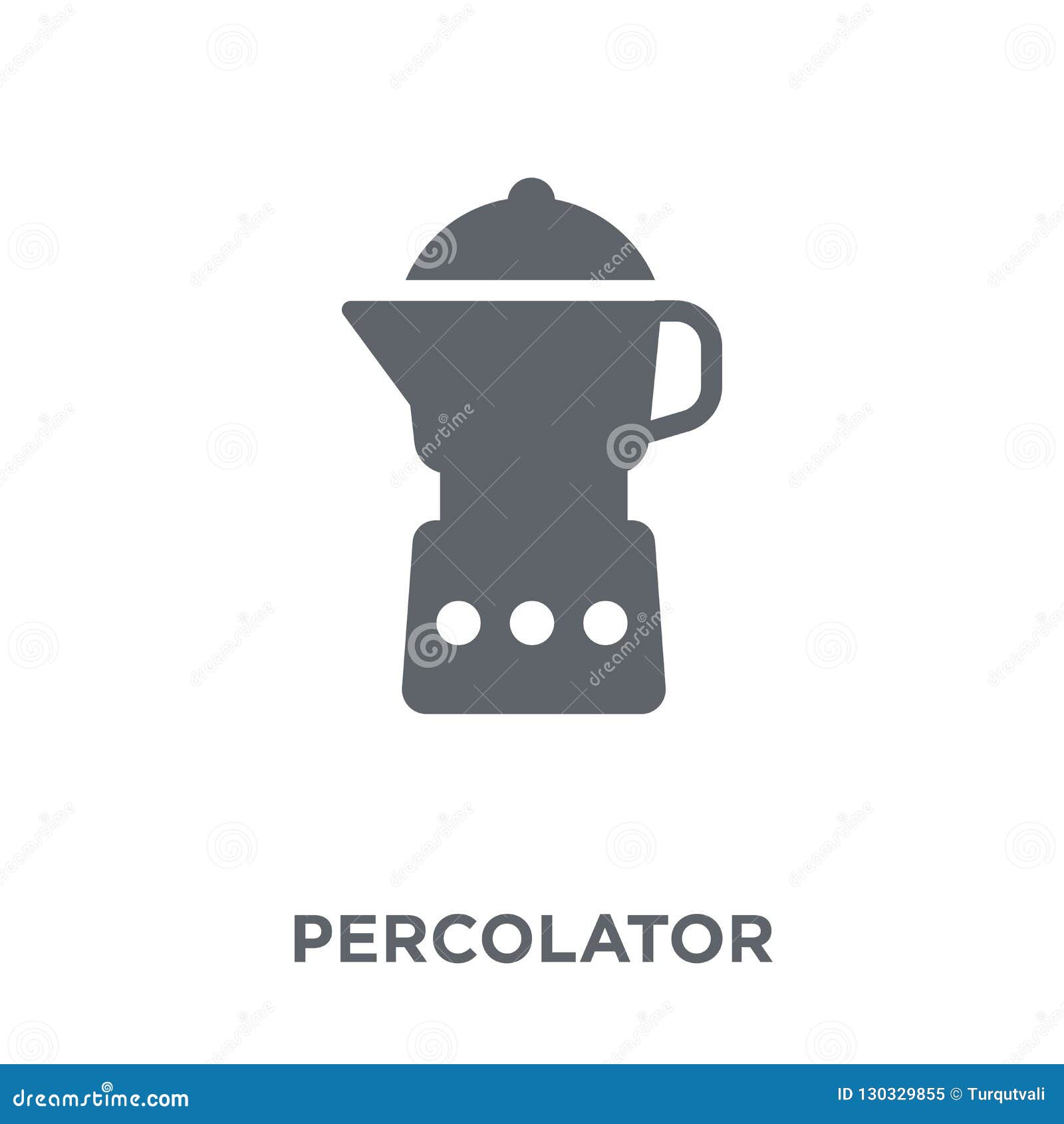 Percolator Icon In Trendy Design Style. Percolator Icon Isolated On ...