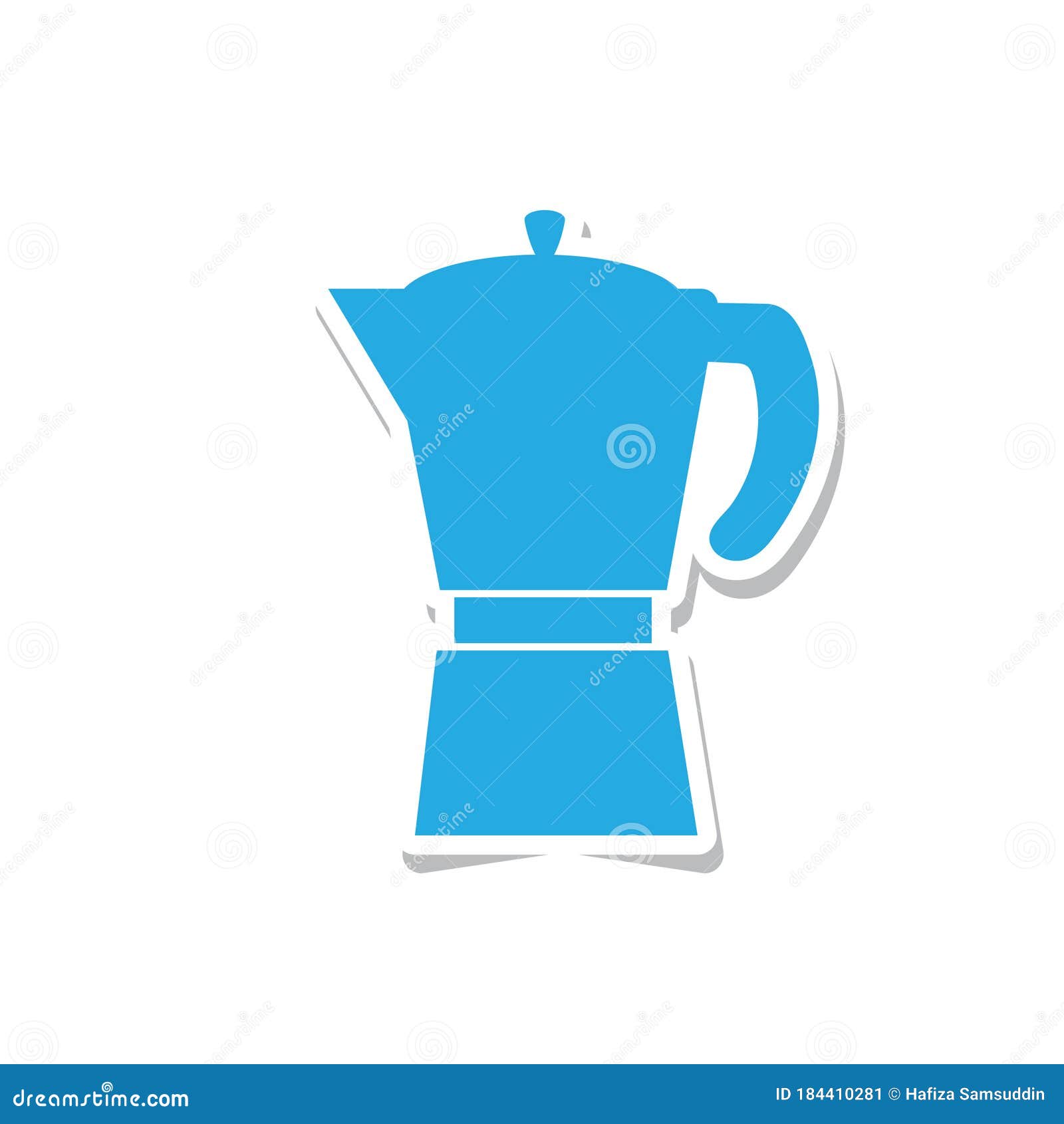 Percolator Sticker. Vector Illustration Decorative Background Design ...