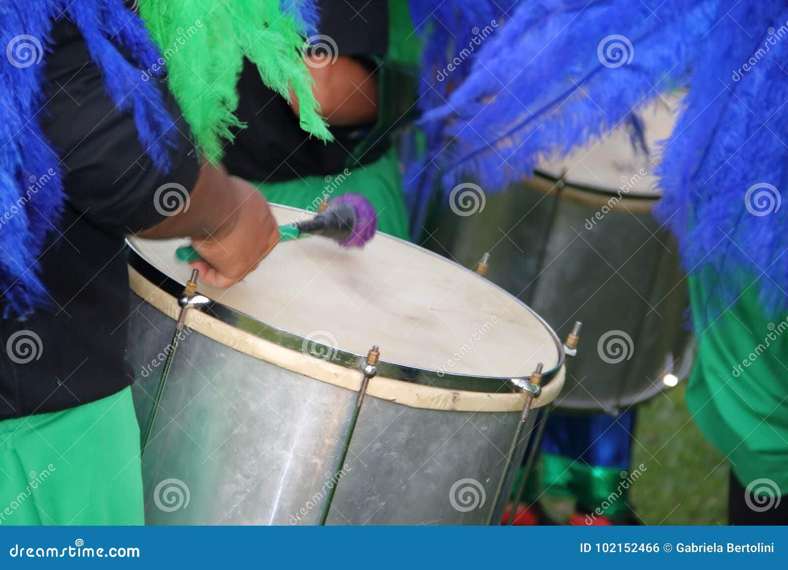 Carnival percussion stock photo. Image of colorful, batucada - 102152466