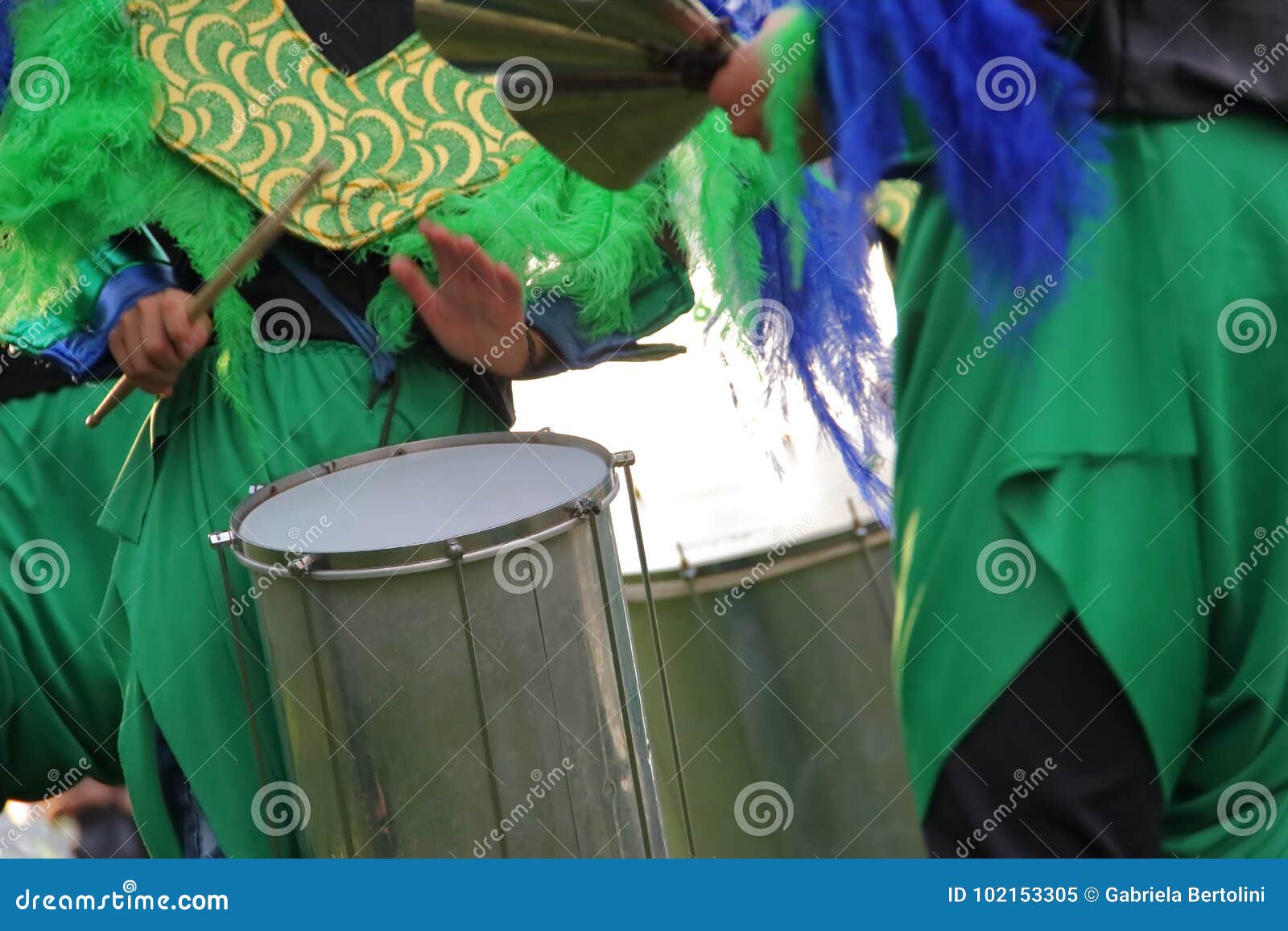 Carnival percussion stock image. Image of america, crowd - 102153305