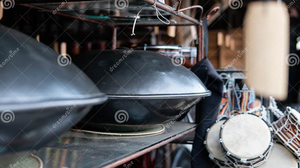 .percussion Musical Instrument - Hang Stock Image - Image of melody ...
