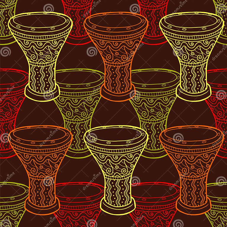 Musical Instruments. Arabic Drums. Percussion. Stock Vector ...