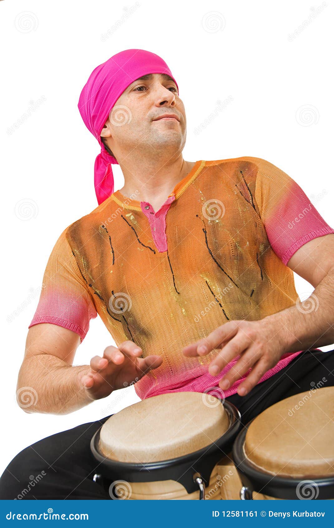 Percussion player stock image. Image of professional - 12581161