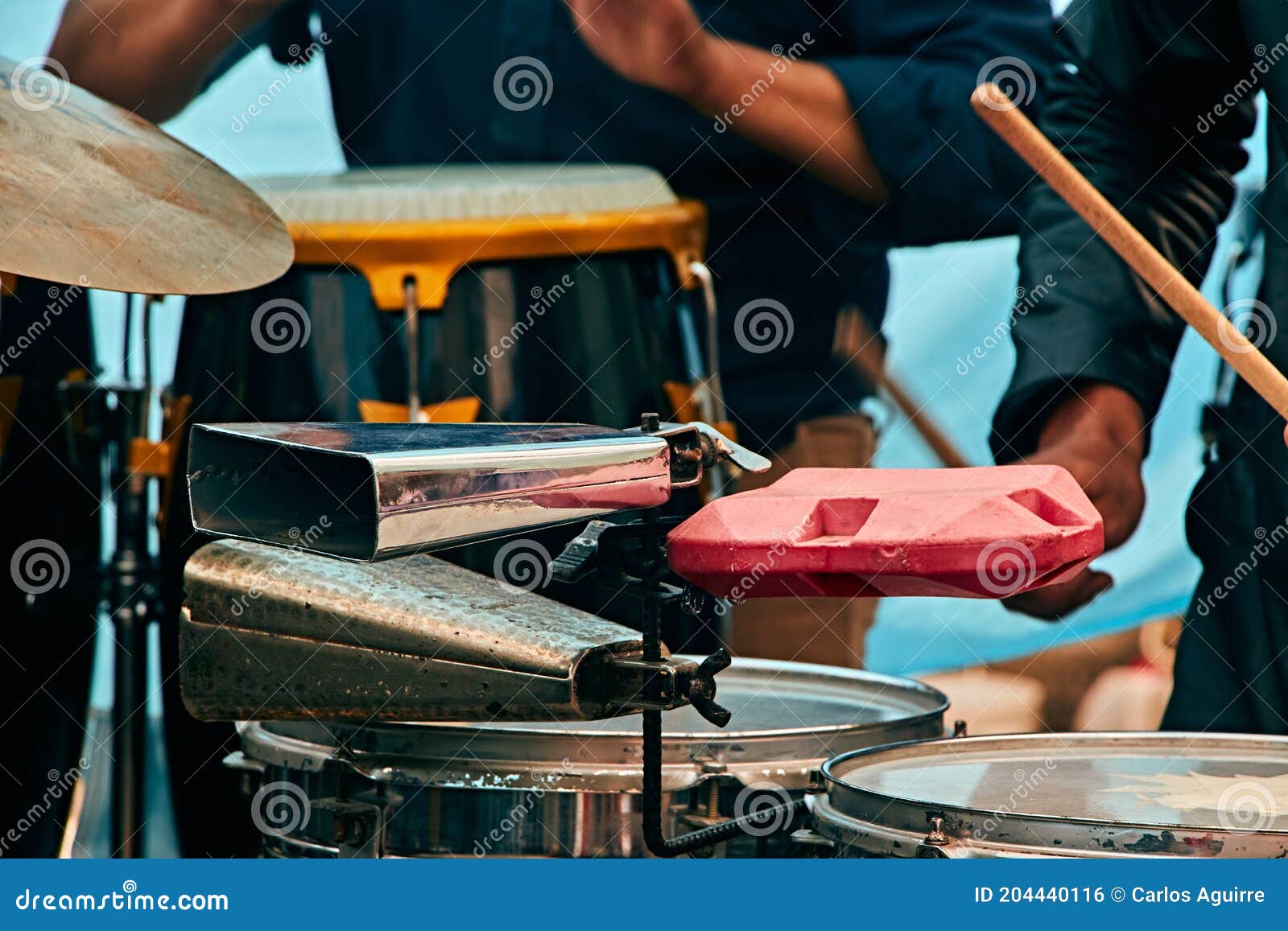 Hands and the Percussion Section at a Symphonic Concert Stock Photo ...