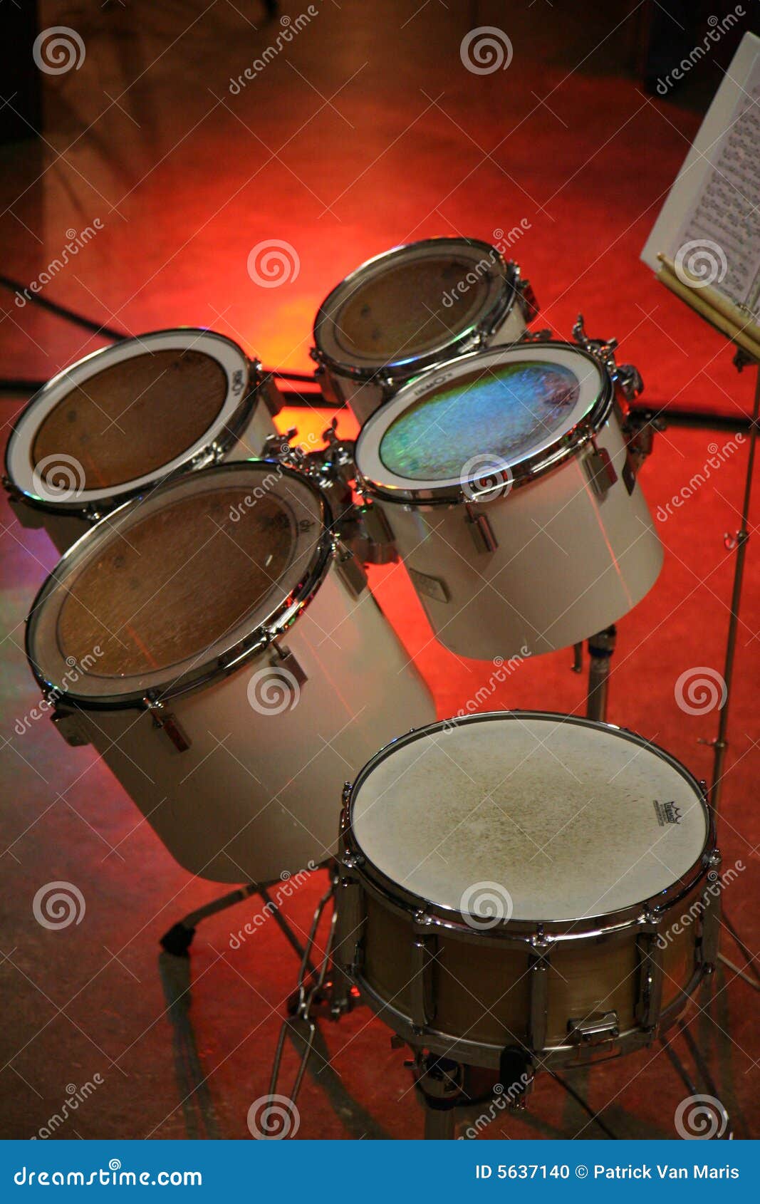 Percussion toms stock photo. Image of making, drum, drums - 5637140