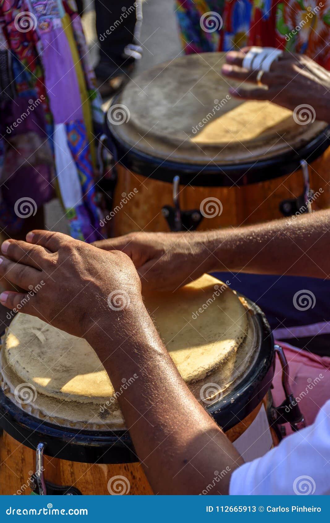 Conga Players Performing