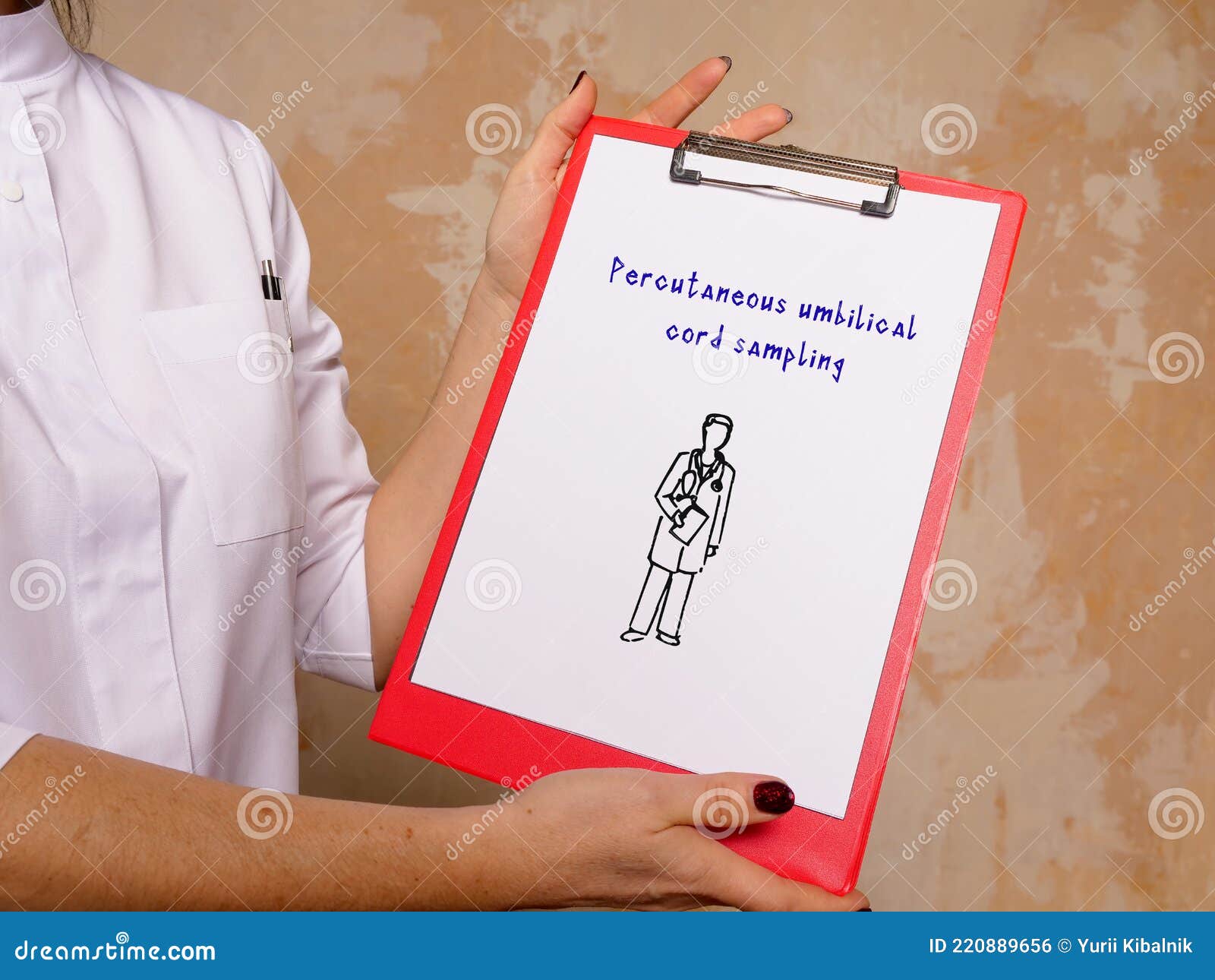 Percutaneous Umbilical Cord Sampling Inscription on the Piece of Paper ...