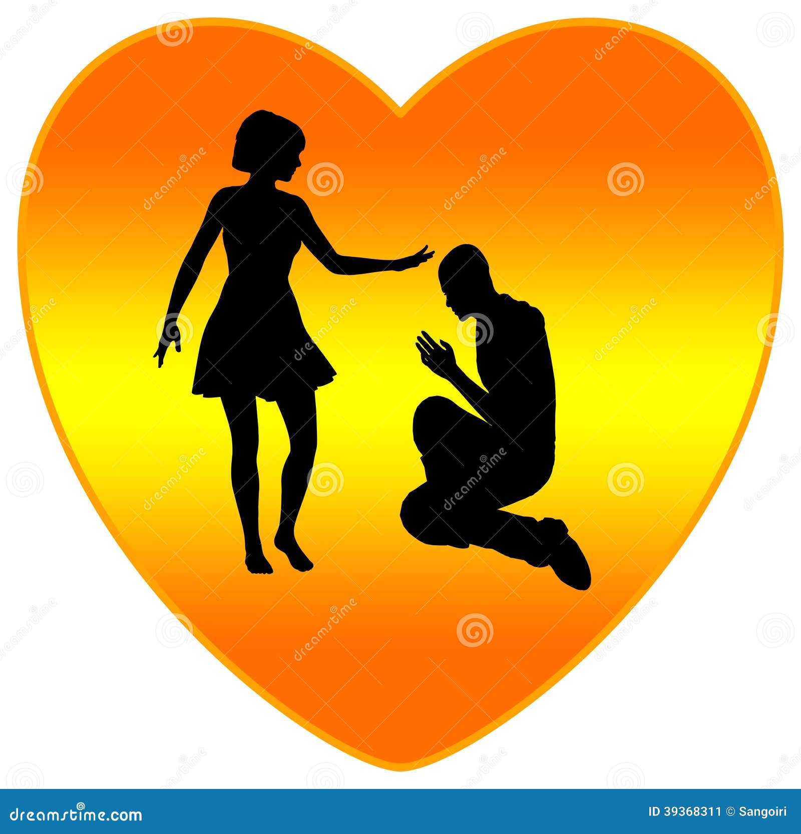 Perdón stock de ilustración. Ilustración de hombre, perdonado - 39368311