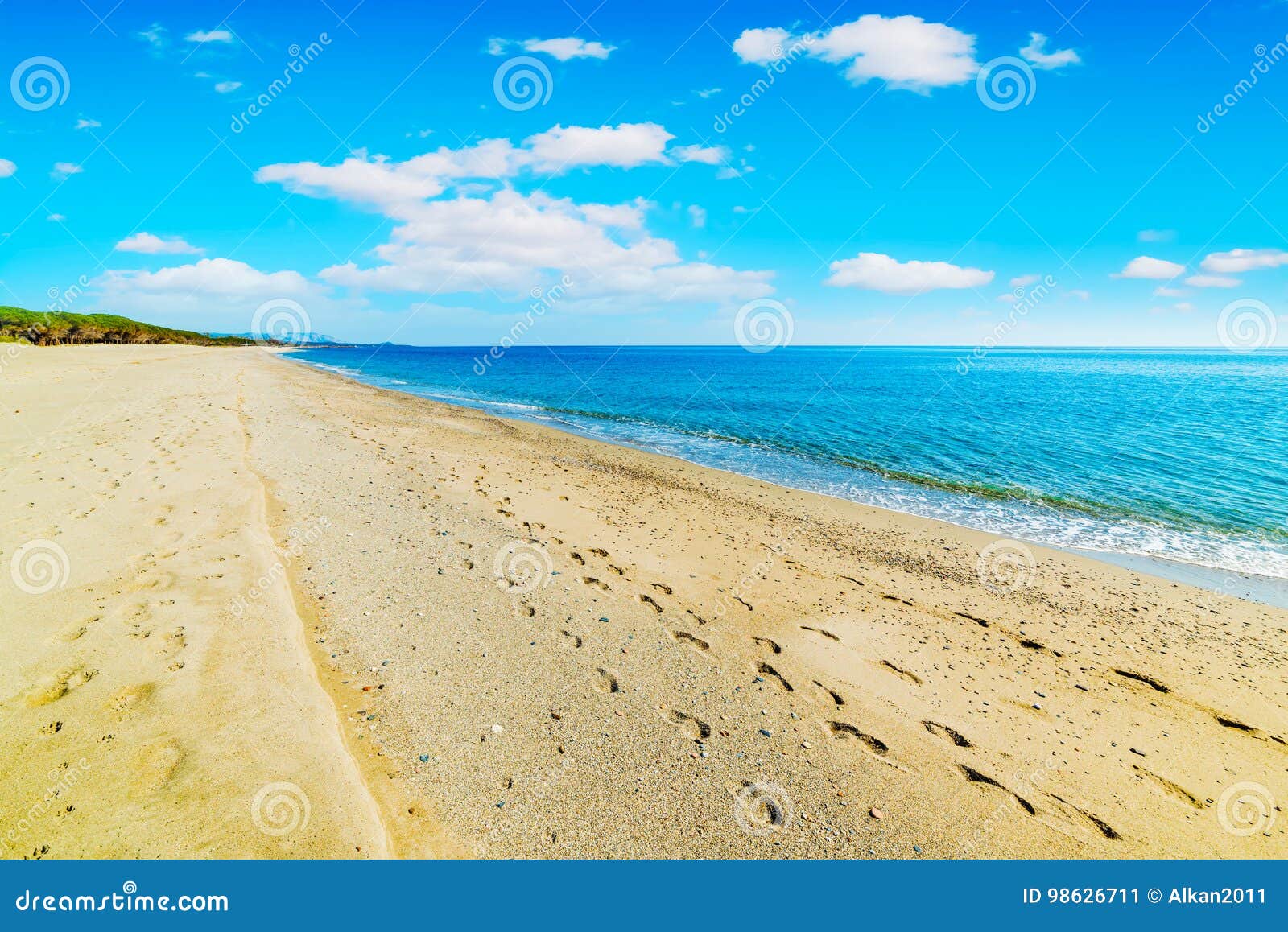 Perdepera Shore in Summertime Stock Image - Image of tourism, beach ...