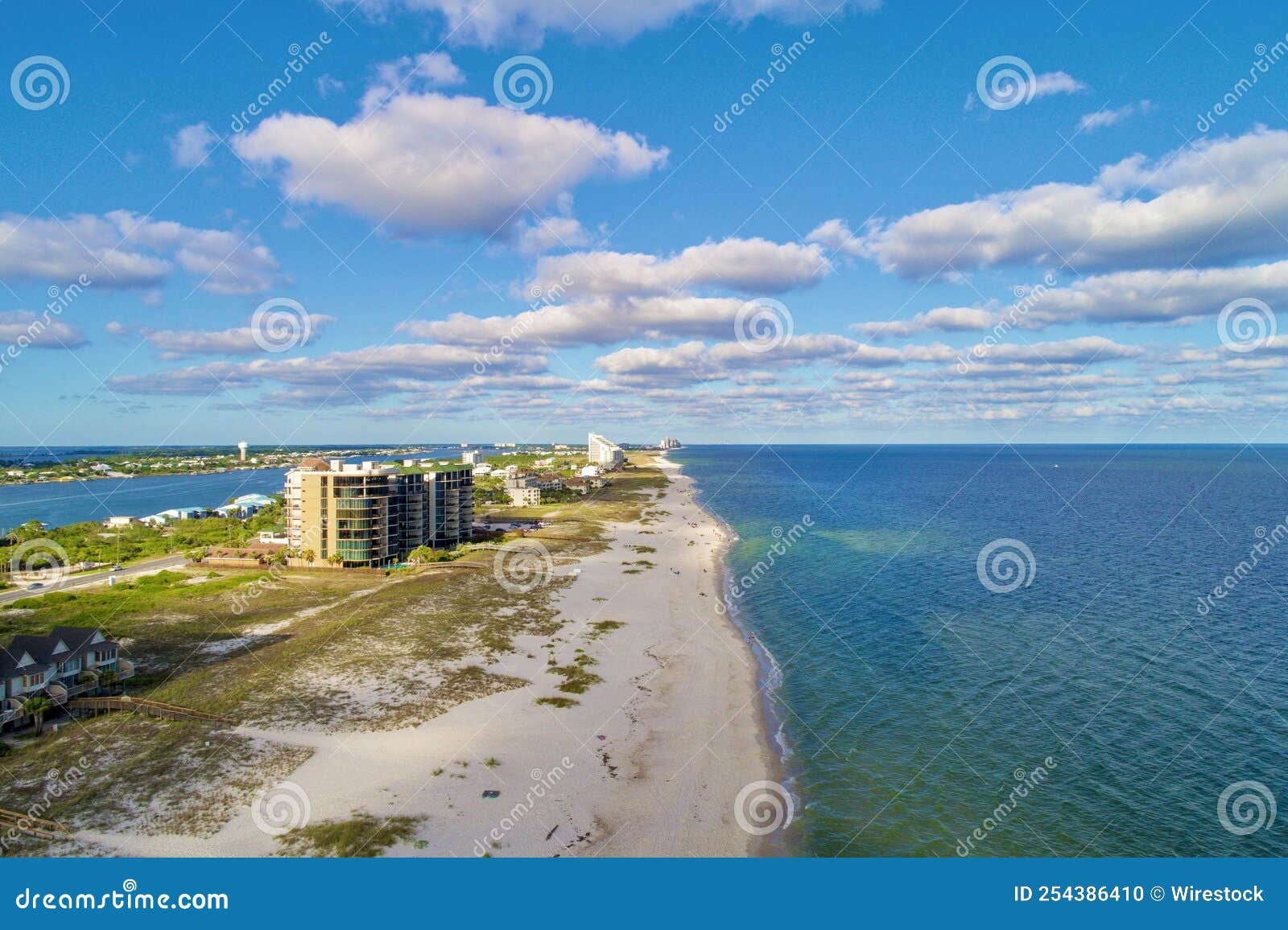 Perdido Key Beach, Florida stock photo. Image of america - 254386410