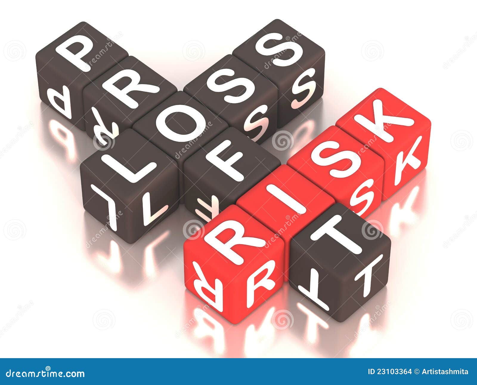 Perdita Di Profitto Di Rischio Illustrazione di Stock - Illustrazione ...