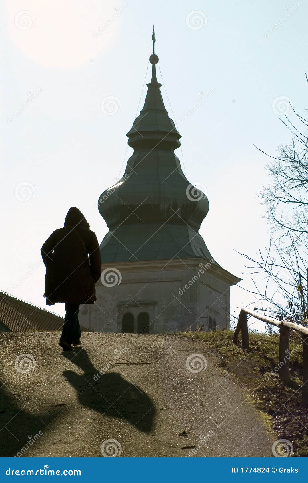 Peregrino foto de archivo. Imagen de iglesia, hombre, calle - 1774824