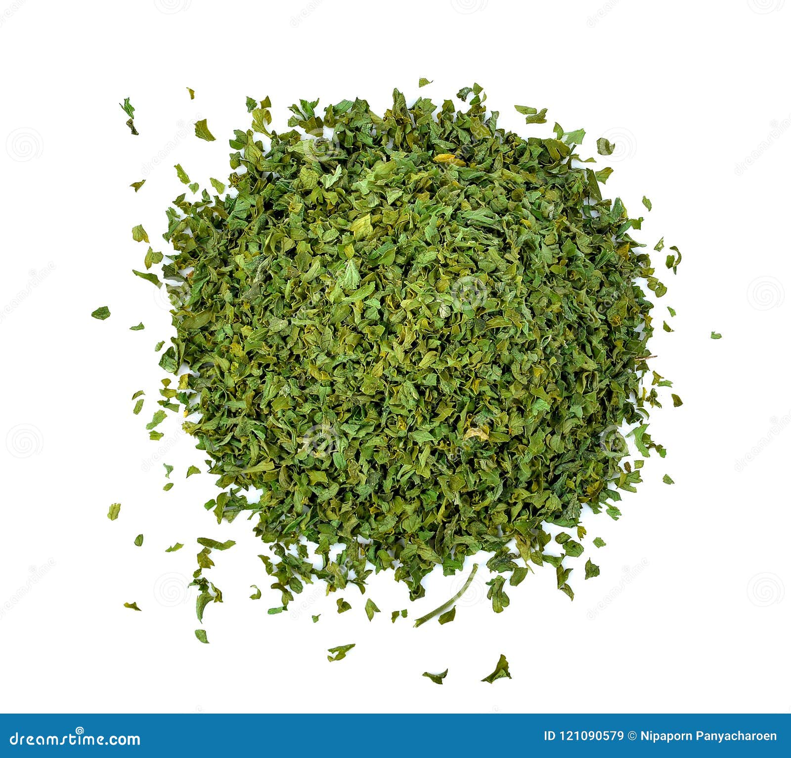 Perejil Secado Aislado En Blanco Imagen de archivo - Imagen de blanco ...