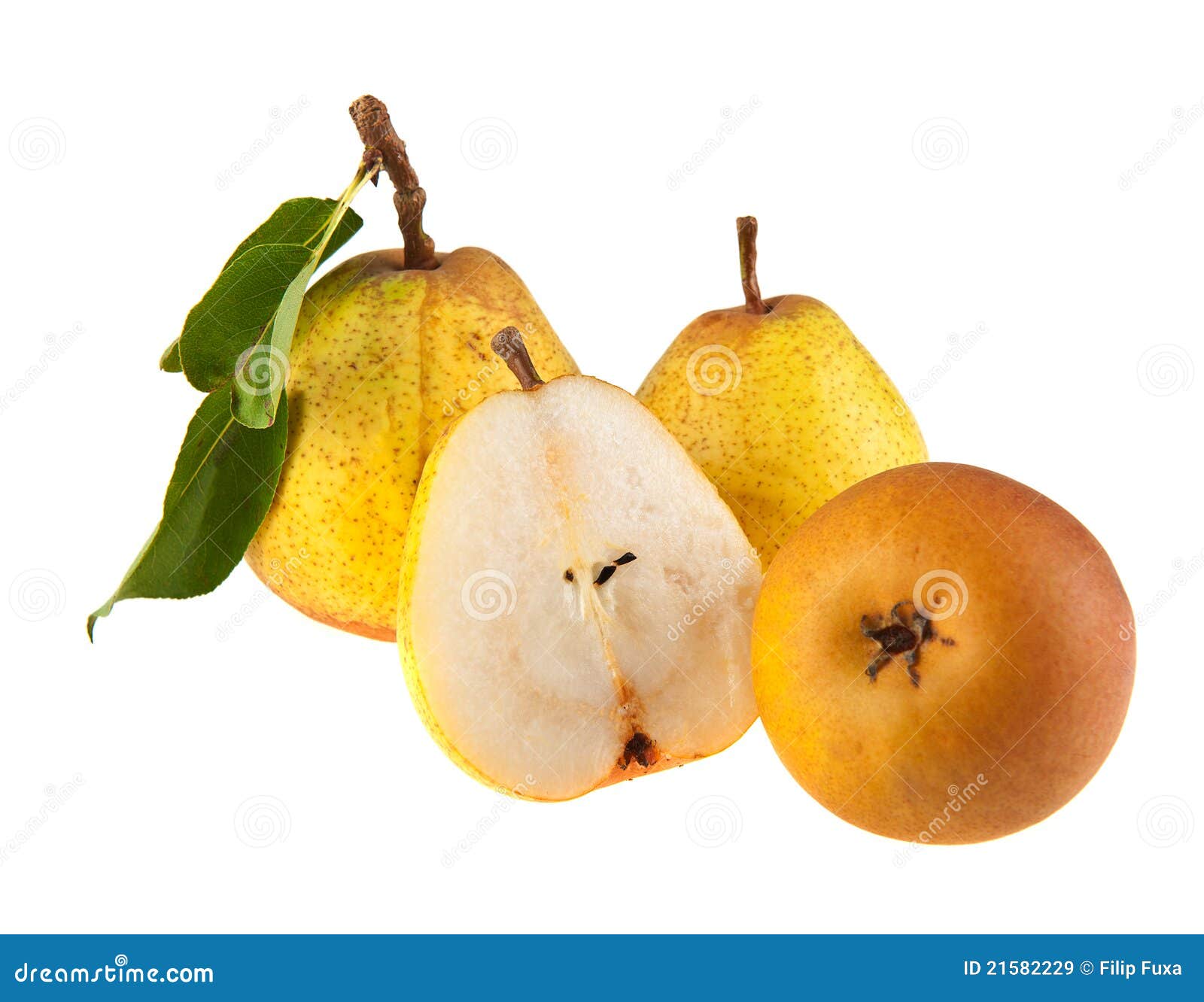 Peren stock afbeelding. Image of gehalveerd, zoet, voorwerp - 21582229