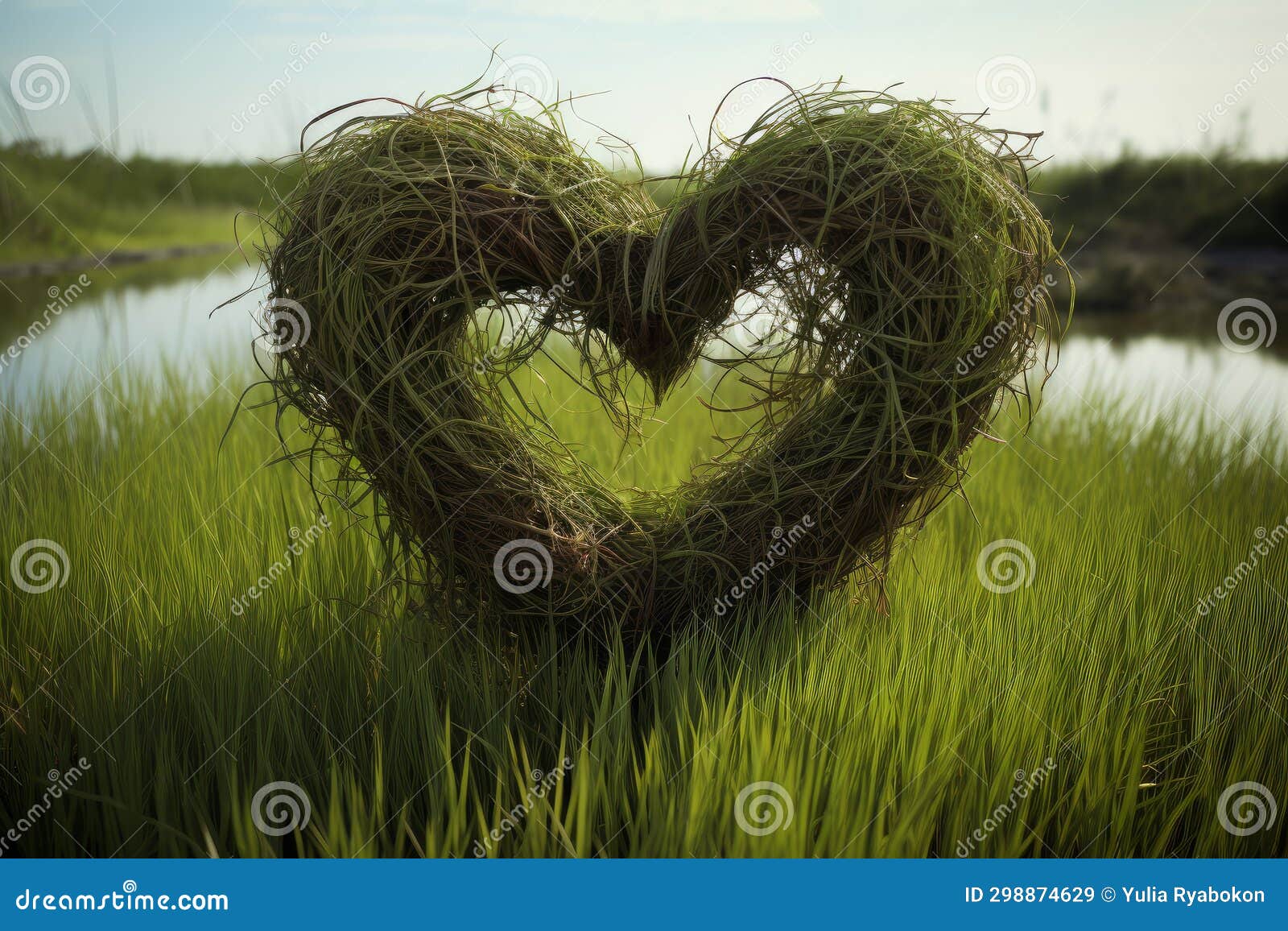 Perennial Heart Grass. Generate Ai Stock Image - Image of gardening ...